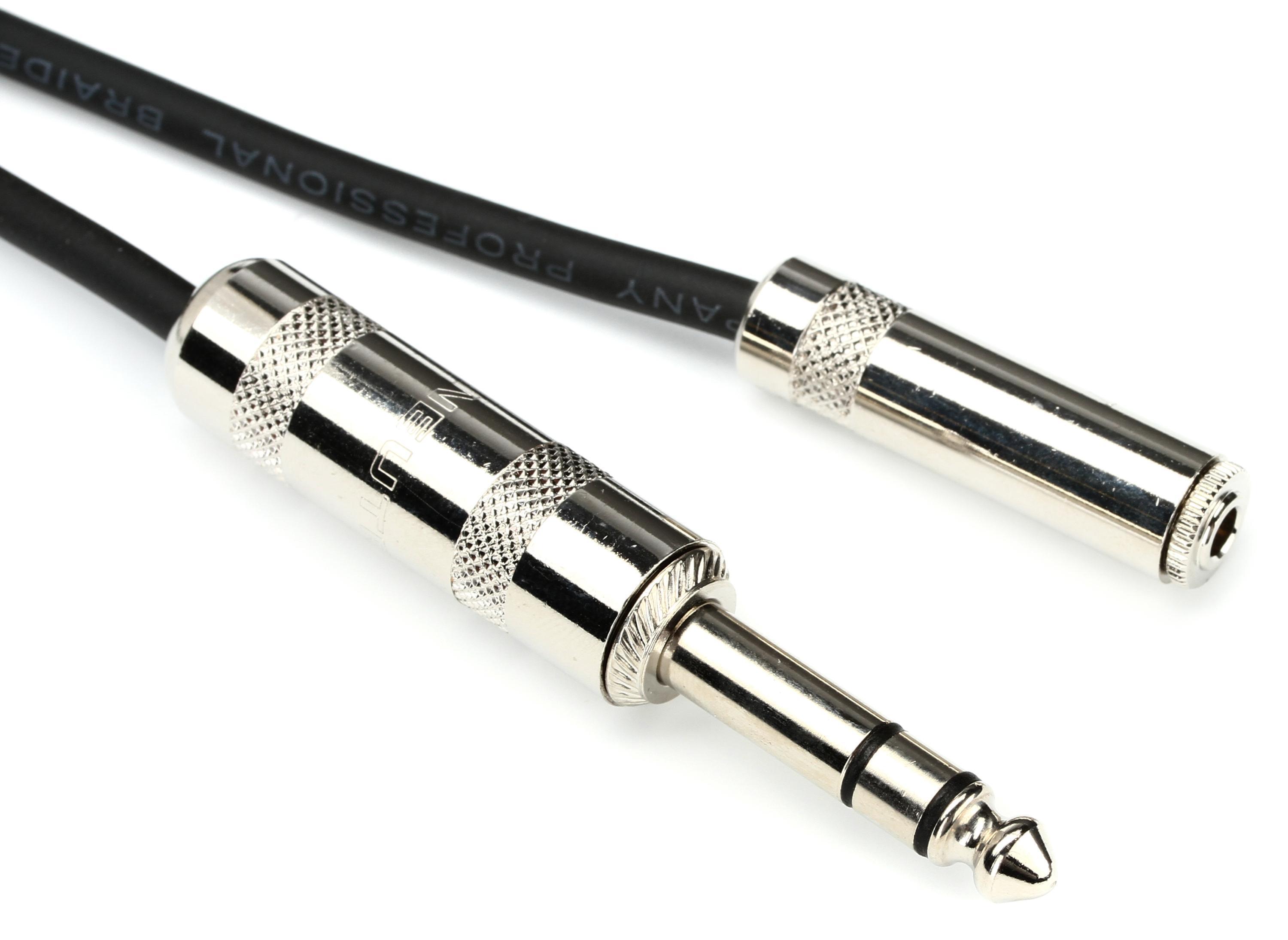 RapcoHorizon MINI3-3N0S 3.5mm TRS Female to 1/4-inch TRS Male Cable - 3 ...