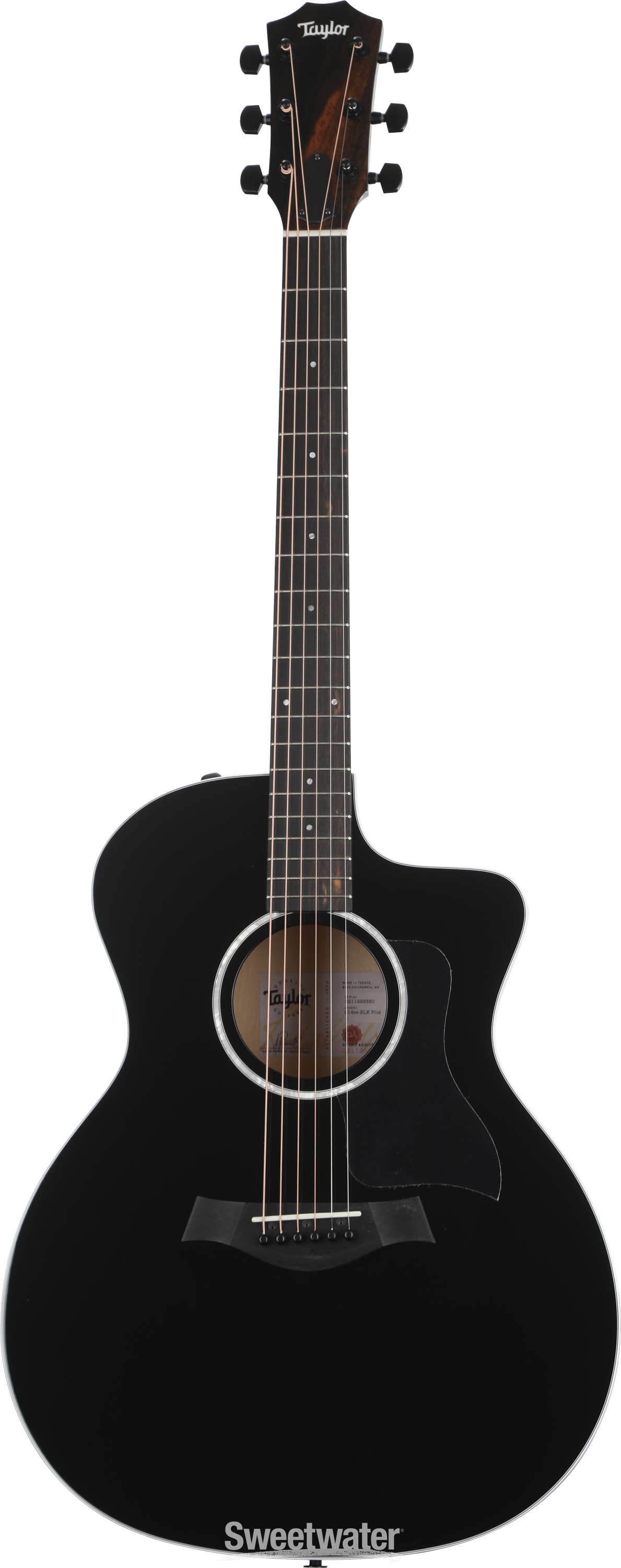 Taylor 214ce Plus Acoustic-electric Guitar - Black, Dent and Scratch ...