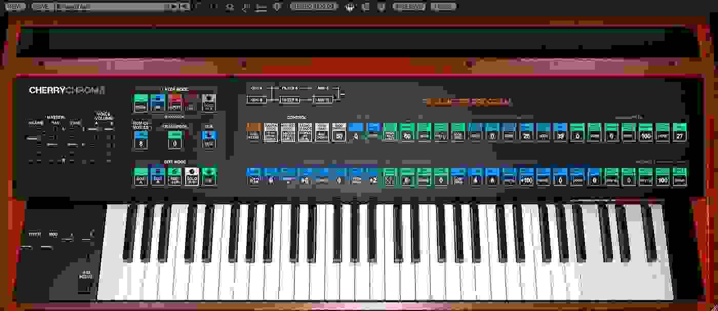 Cherry Audio Rhodes Chroma Virtual Synthesizer Plug-in | Sweetwater