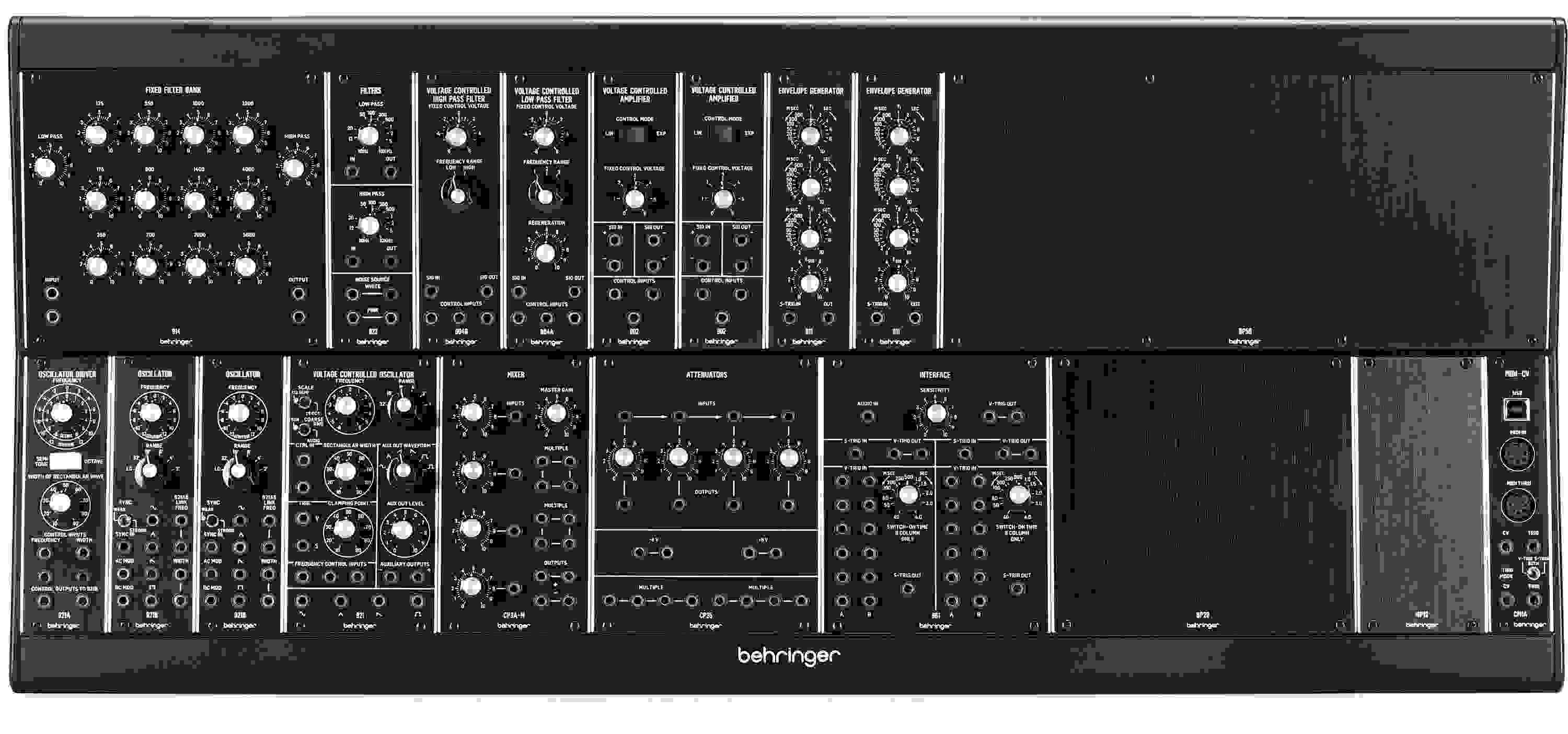 Behringer System 15 Complete Eurorack Modular Synthesizer | Sweetwater