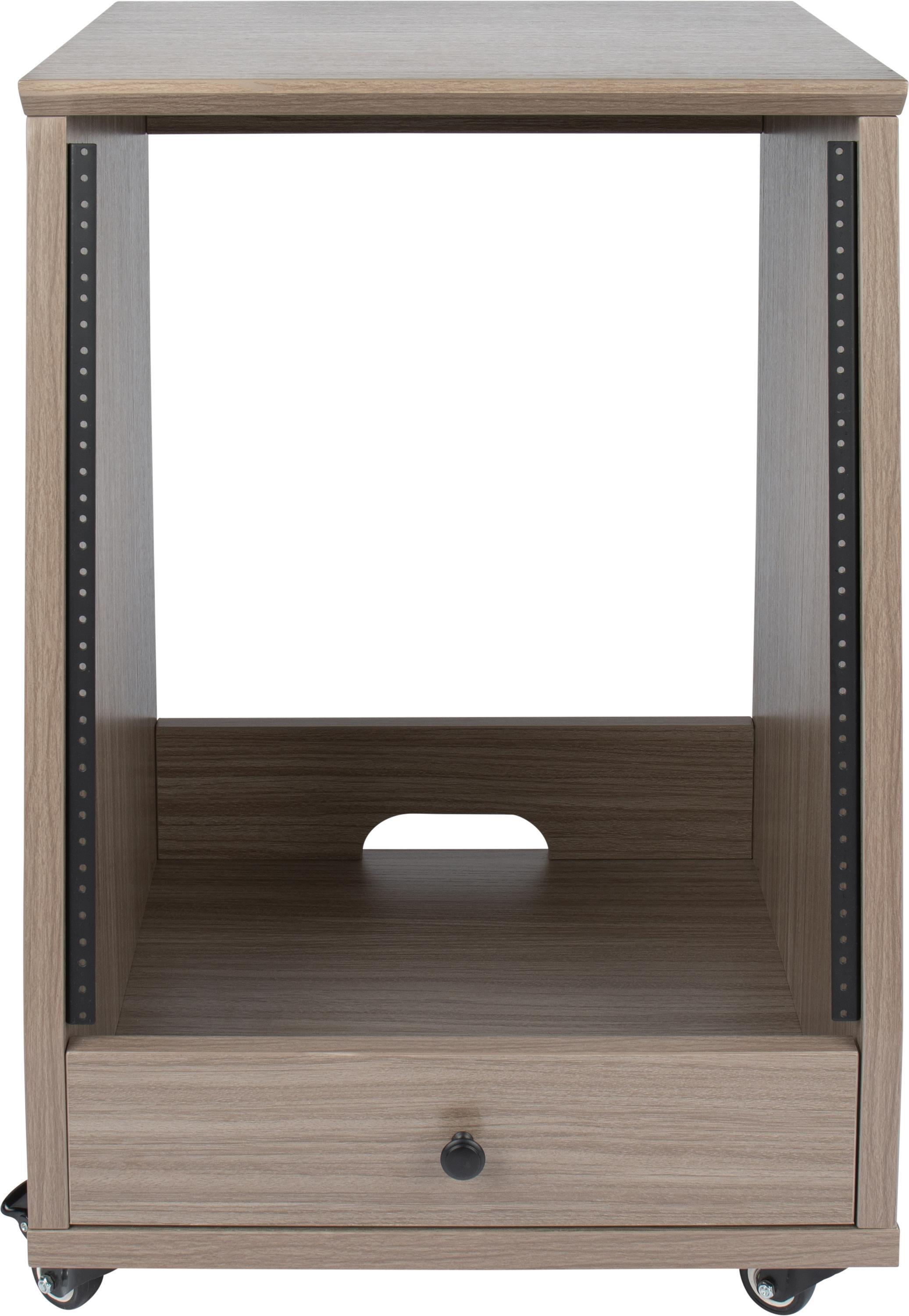 Gator Frameworks Elite 12U Angled Studio Rack - Driftwood Grey | Sweetwater