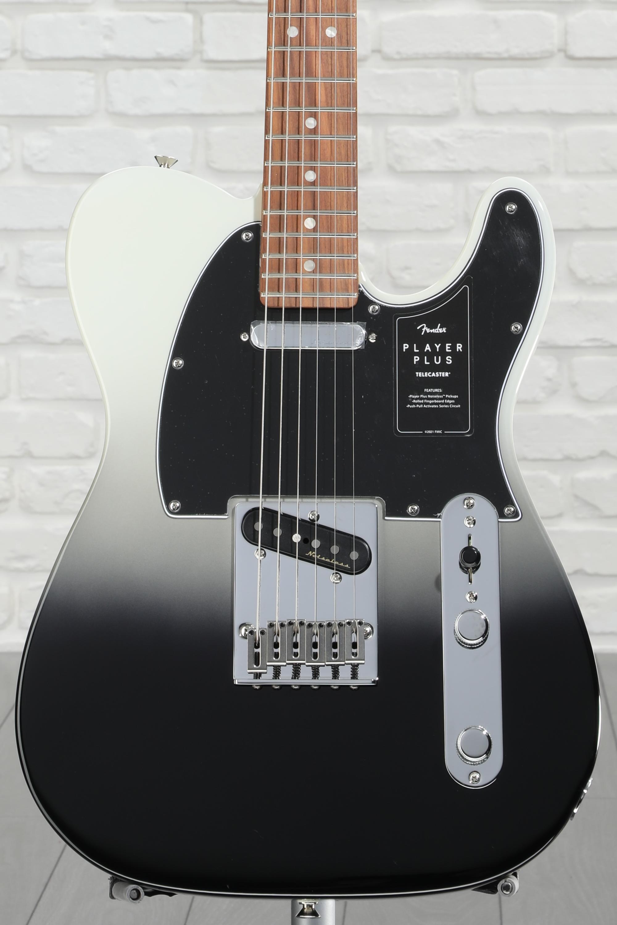 Fender Player Plus Telecaster - Silver Smoke with Pau Ferro Fingerboard ...