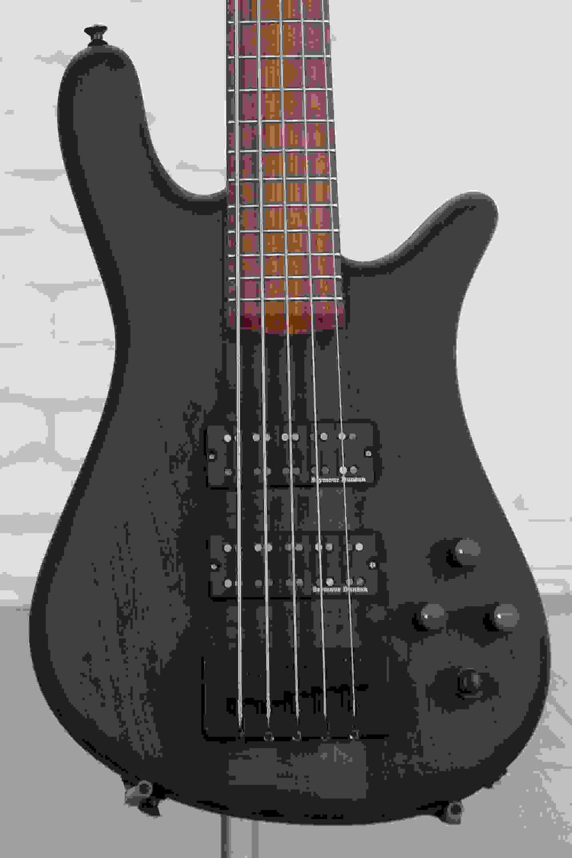 Spector USA NS-5 5-string Bass Guitar - Black Stain, Sweetwater Exclusive