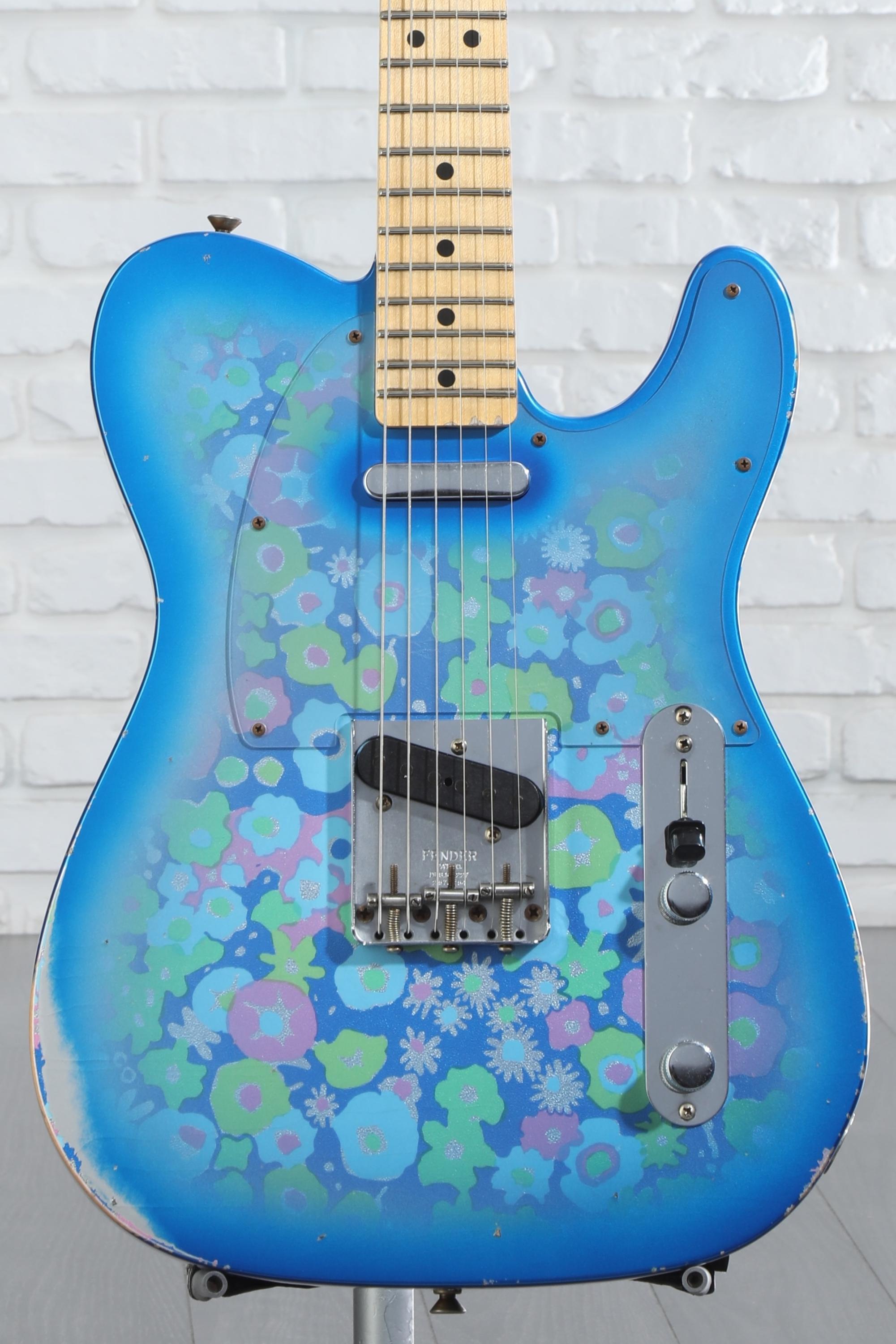 Fender Custom Shop Limited-edition '68 Telecaster Relic - Blue Floral ...