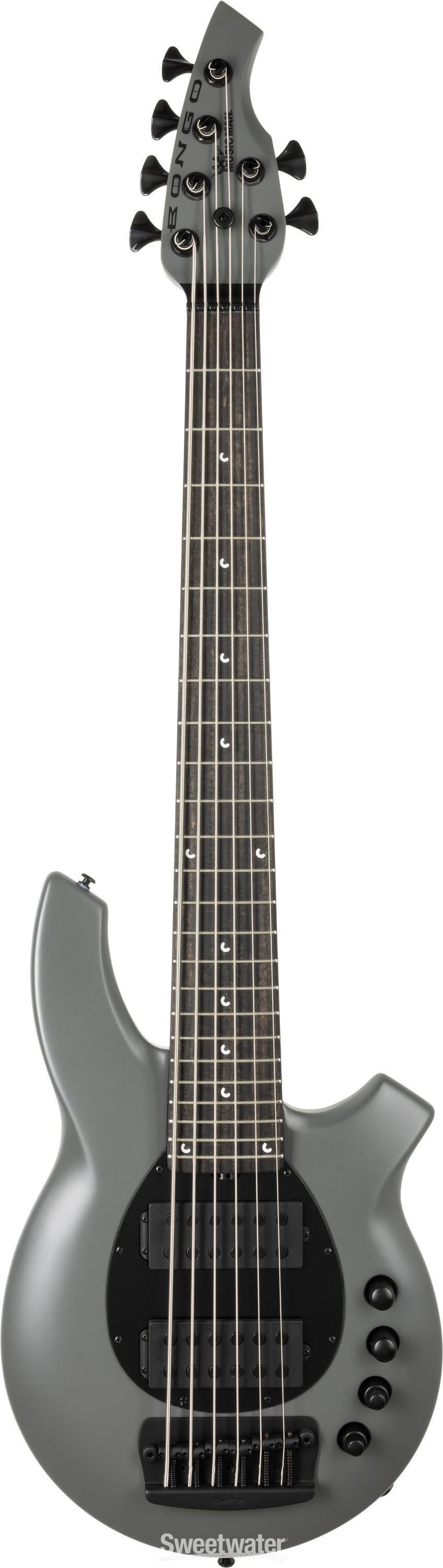 Ernie Ball Music Man Bongo 6HH Electric Bass Guitar - Titan Gray ...