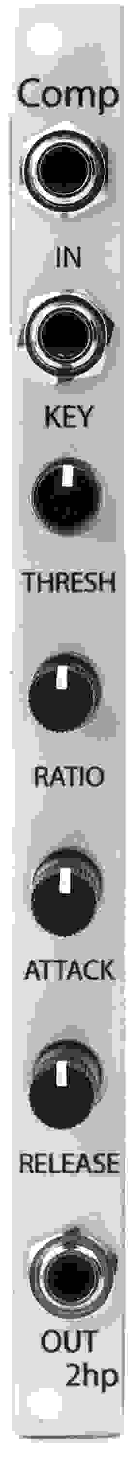 2HP Comp Eurorack Compressor Module with Sidechain Input - Silver ...