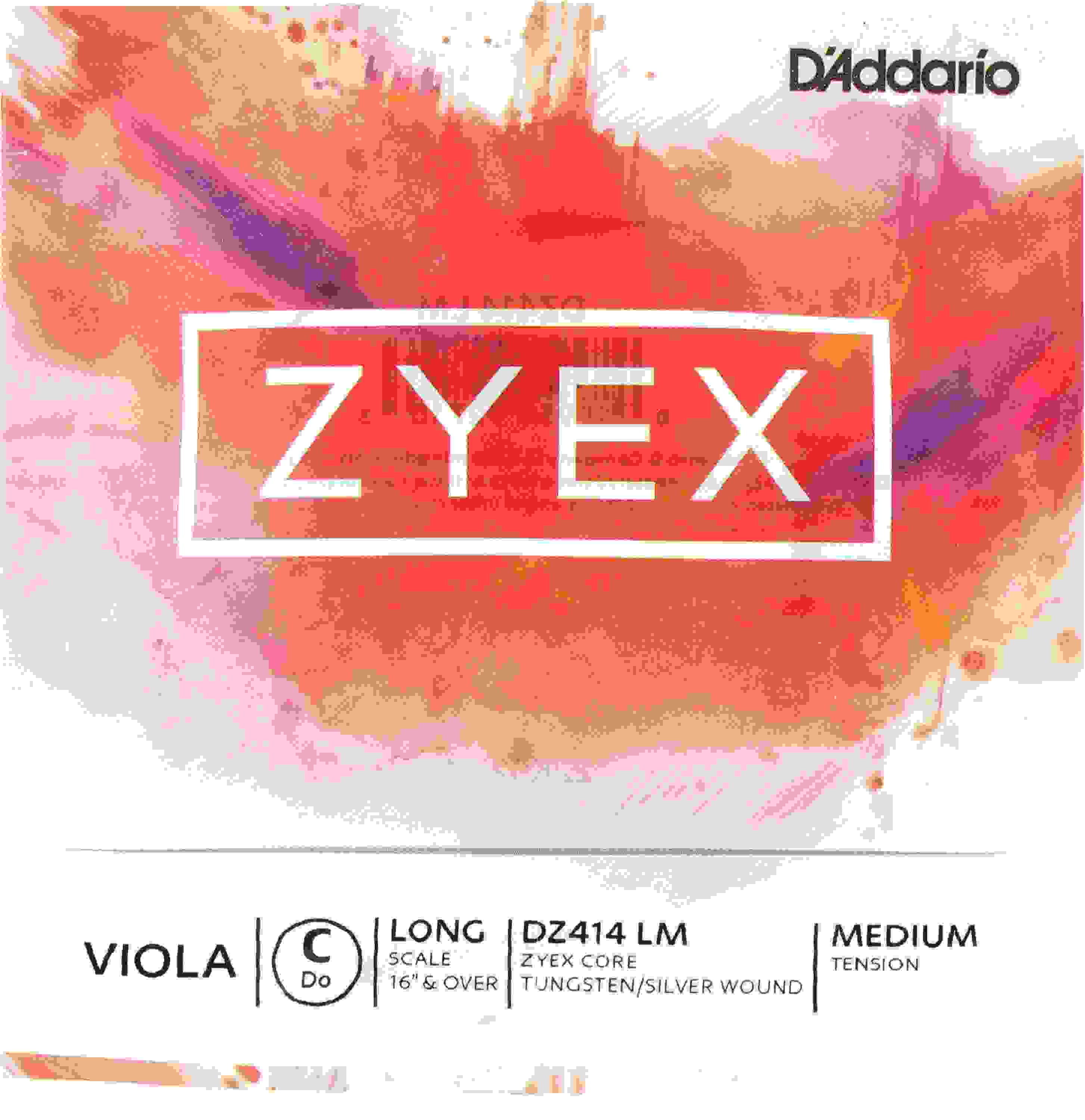D'Addario DZ414 Zyex Viola C String - Long Scale | Sweetwater