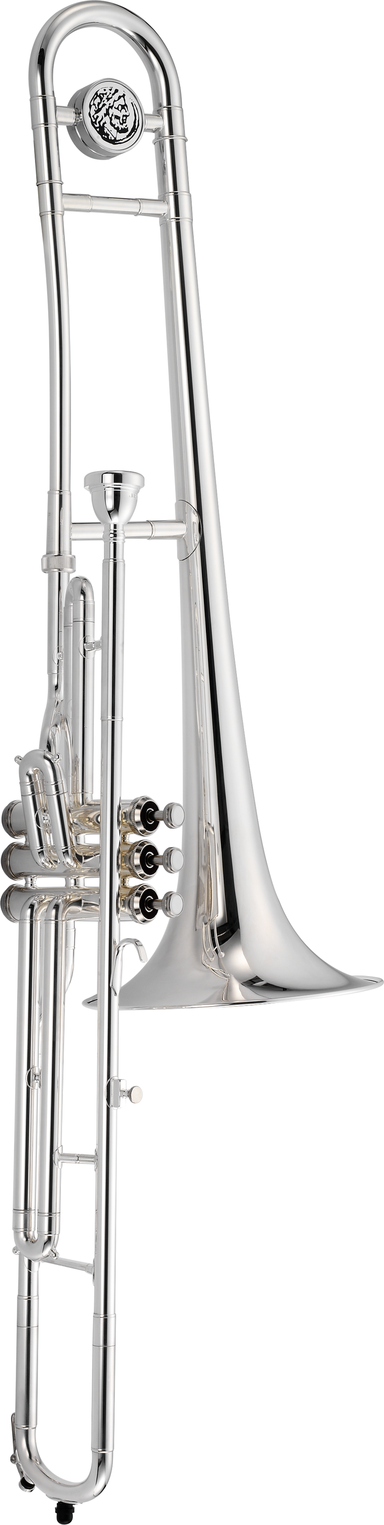 Jupiter JTB720VS Student C Valve Trombone - Yellow Brass Bell - Silver ...