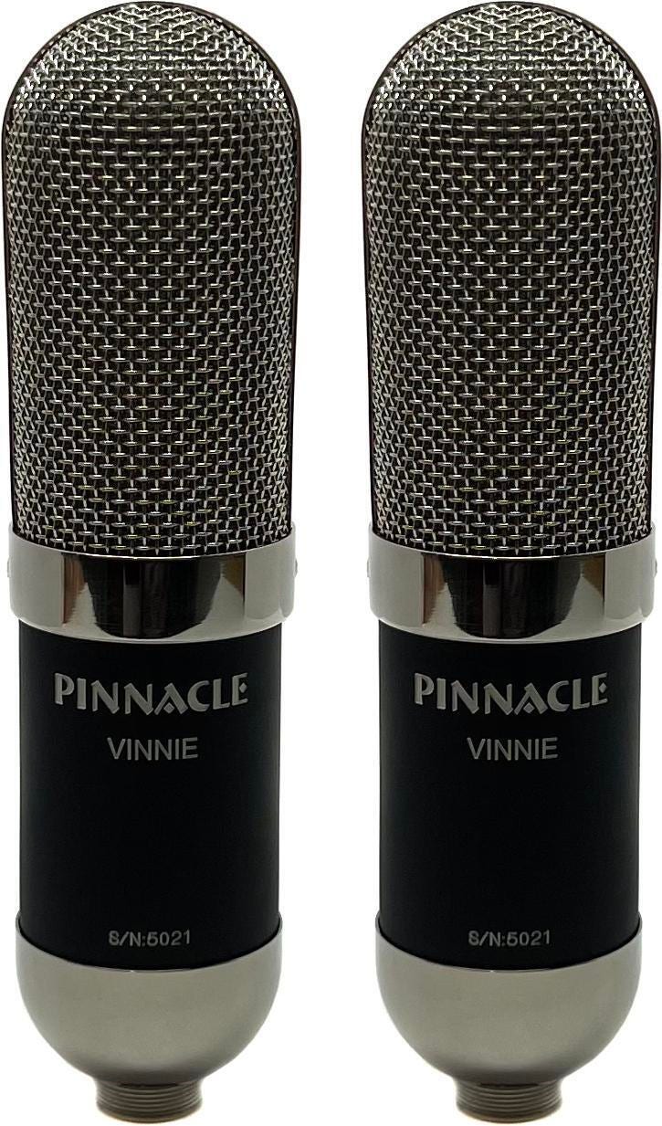 Pinnacle Microphones Vinnie Ribbon Microphone Stereo Pair with Lundahl ...