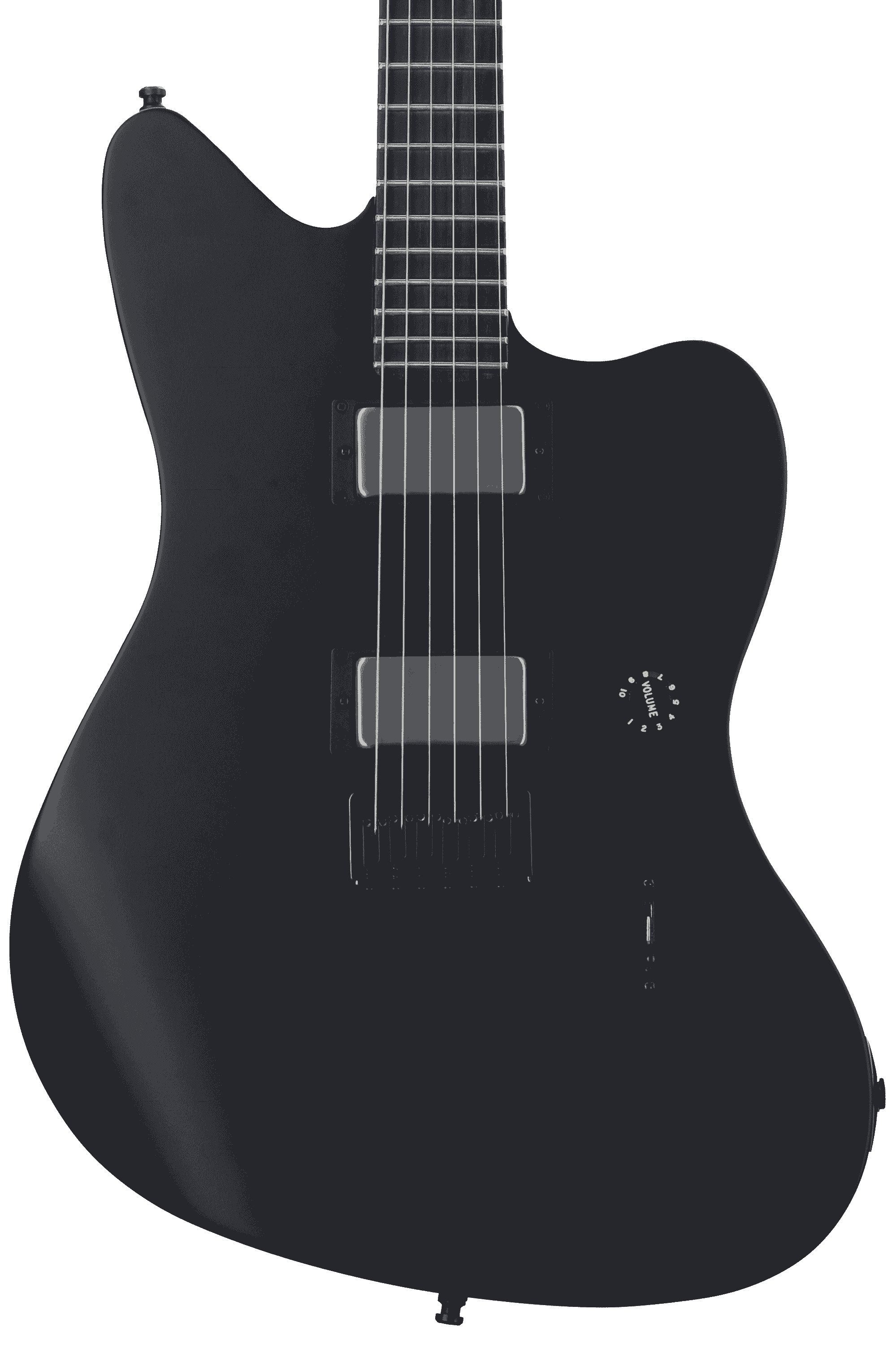 Fender Jim Root Jazzmaster - Flat Black with Ebony Fingerboard | Sweetwater