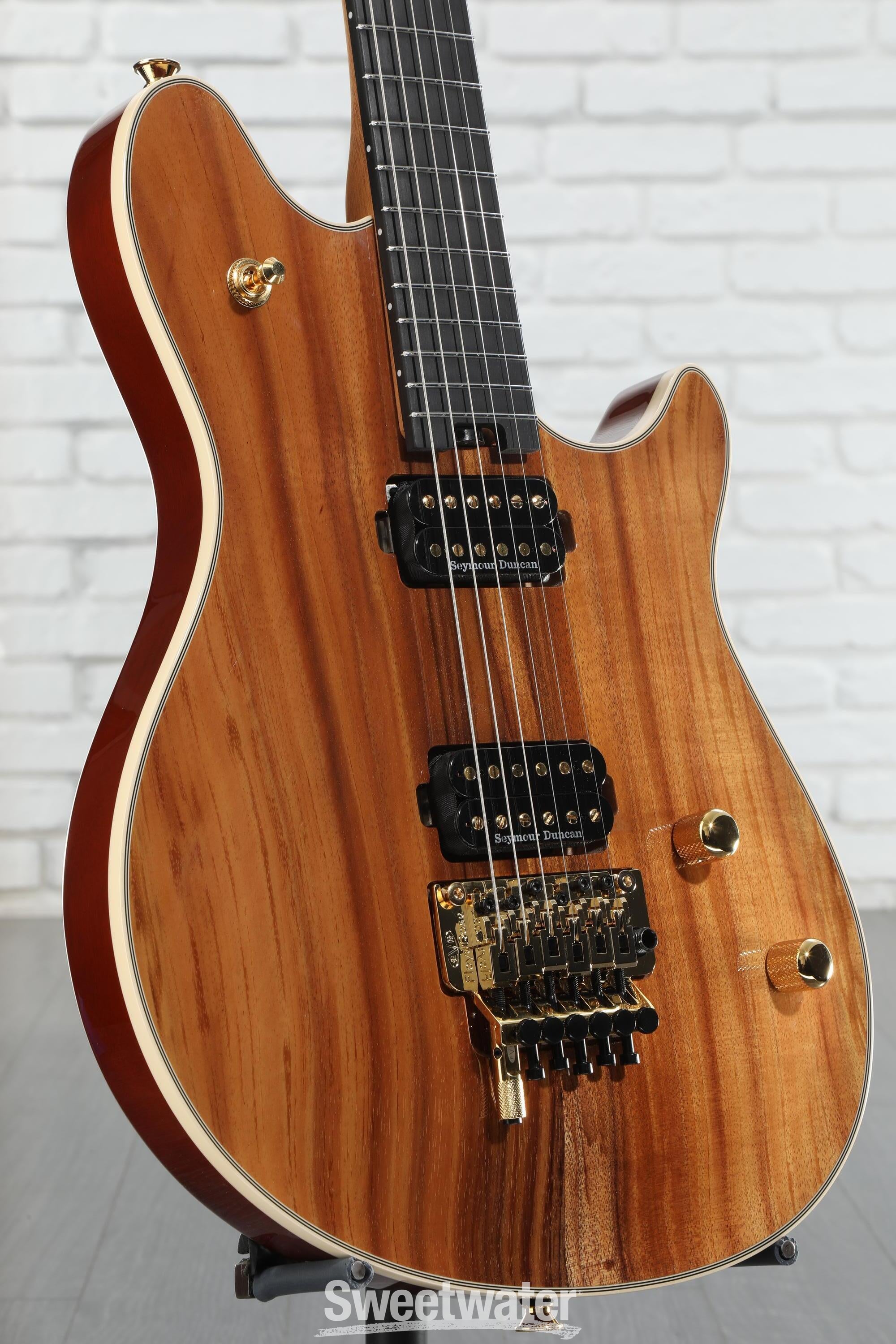 EVH Custom Shop Wolfgang HH FR Electric Guitar - Natural | Sweetwater