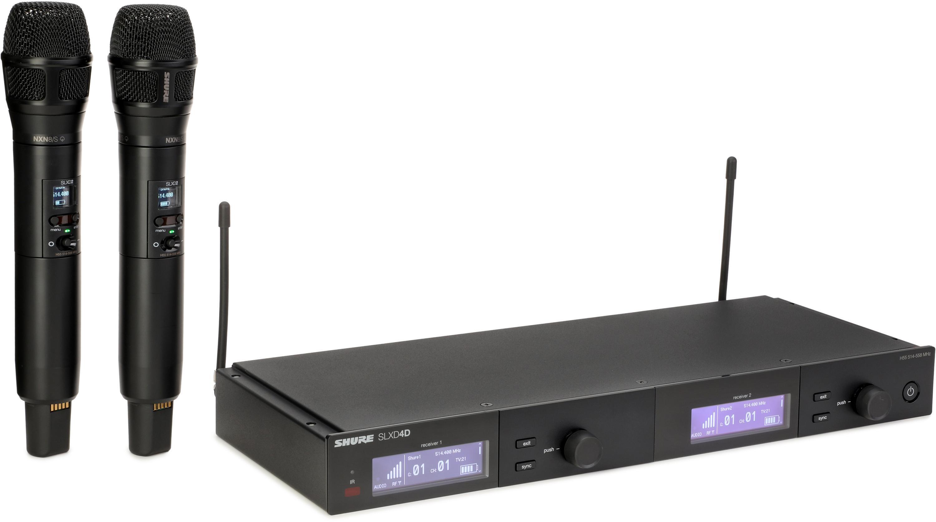 Shure SLX-D/Nexadyne Digital Wireless Microphone System | Sweetwater