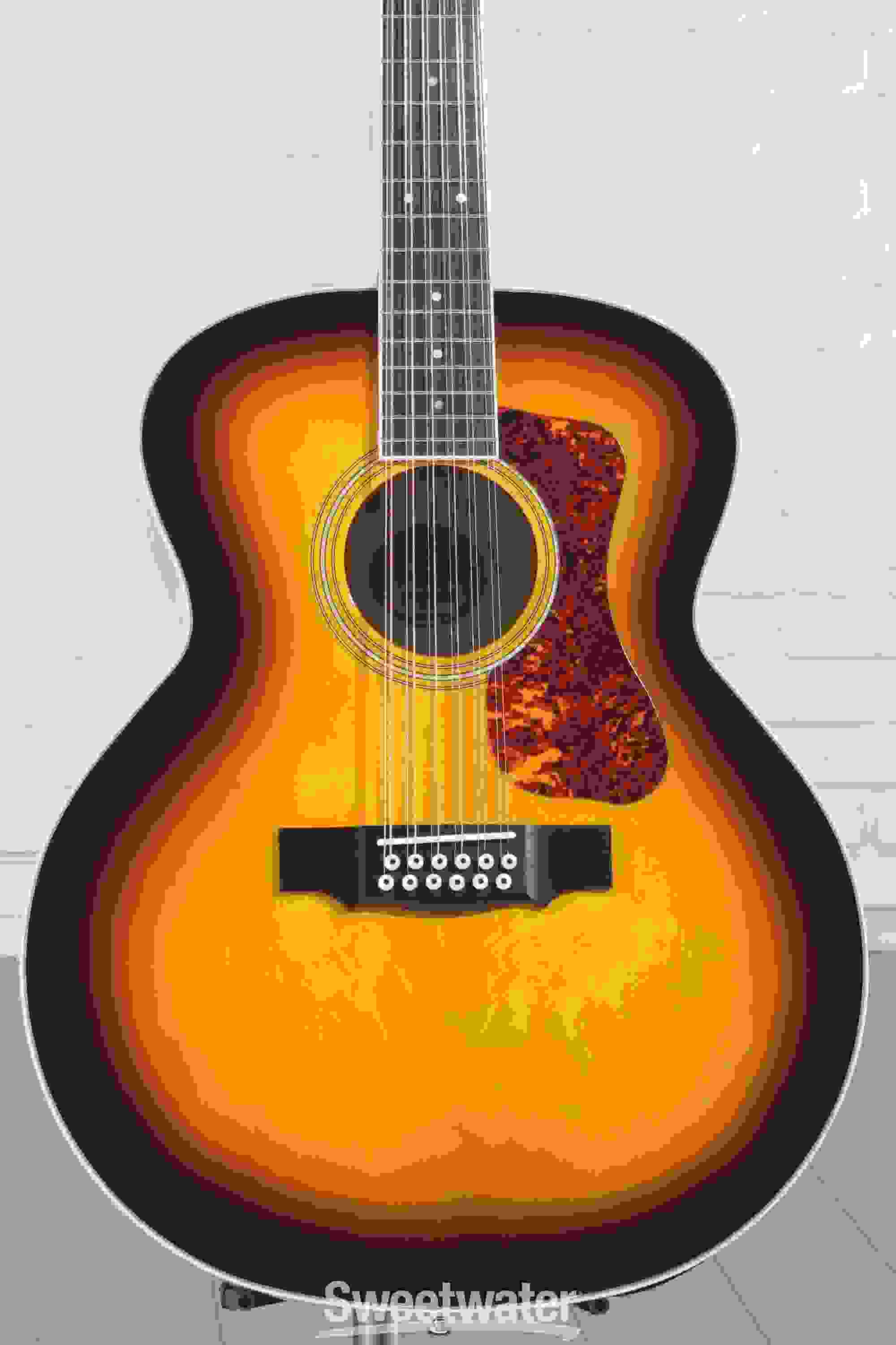 Guild F-2512E Deluxe 12-string Acoustic-electric Guitar - Antique ...