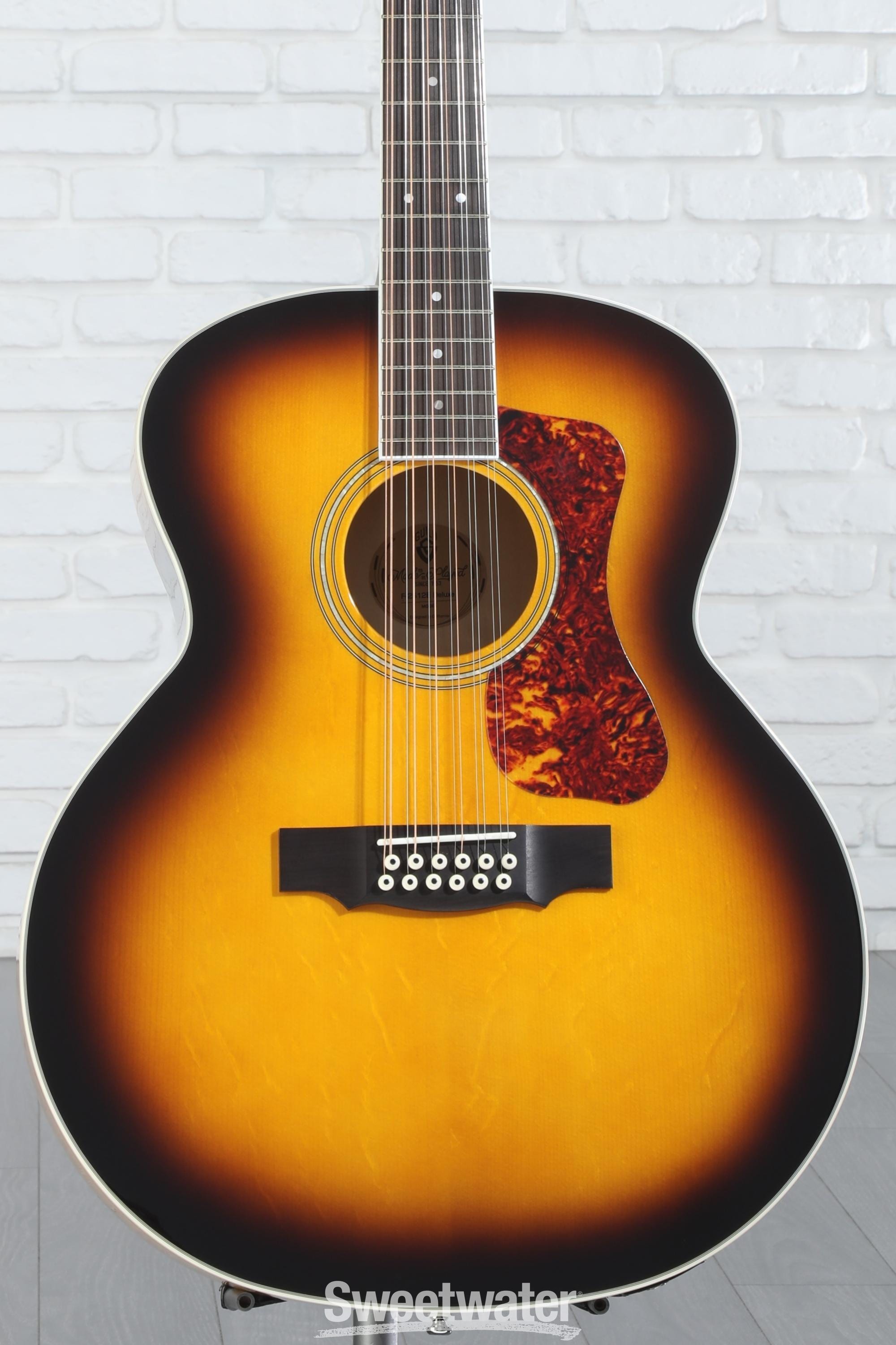 Guild F-2512E Deluxe 12-string Acoustic-electric Guitar - Antique ...