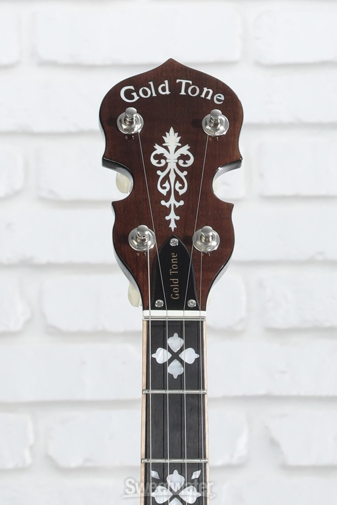 Gold Tone OB-250LW Lightweight Orange Blossom Banjo - Vintage Brown ...