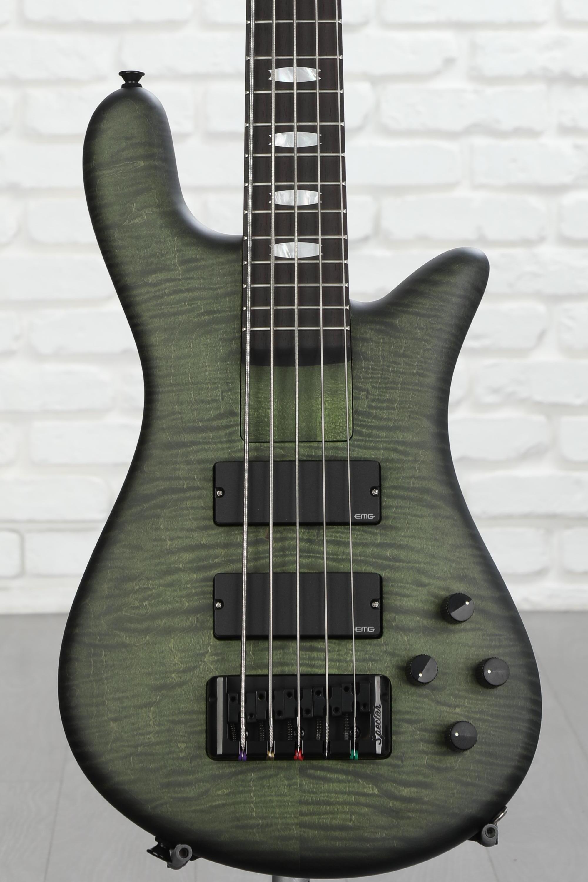 Spector Euro 5 LX Bolt-On Electric Bass Guitar - Haunted Moss | Sweetwater