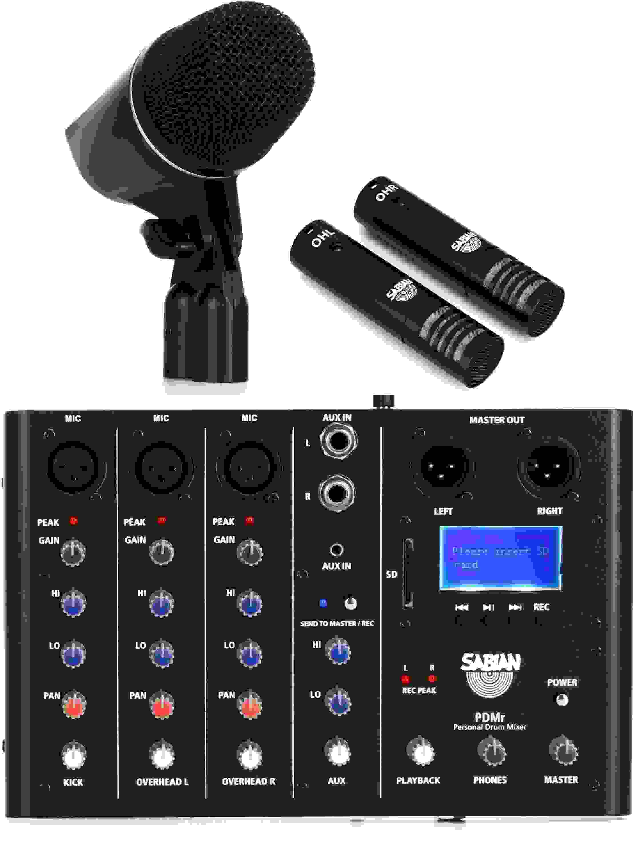 Sabian Sound Kit Drum Microphone and Mixer Set | Sweetwater