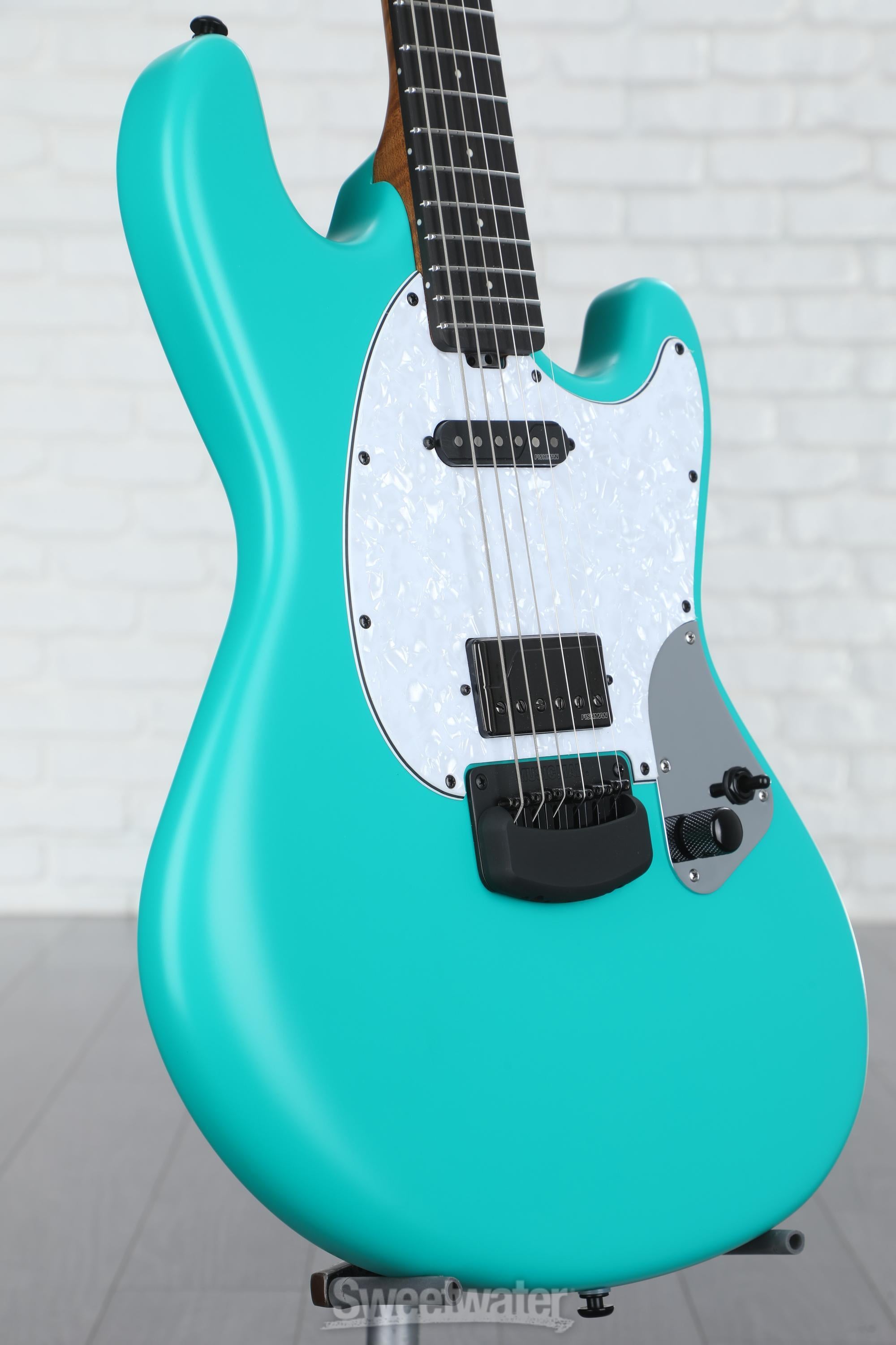 Ernie Ball Music Man Limited-edition Signature Fluff StingRay HT Electric Guitar - Tealy Dan ...