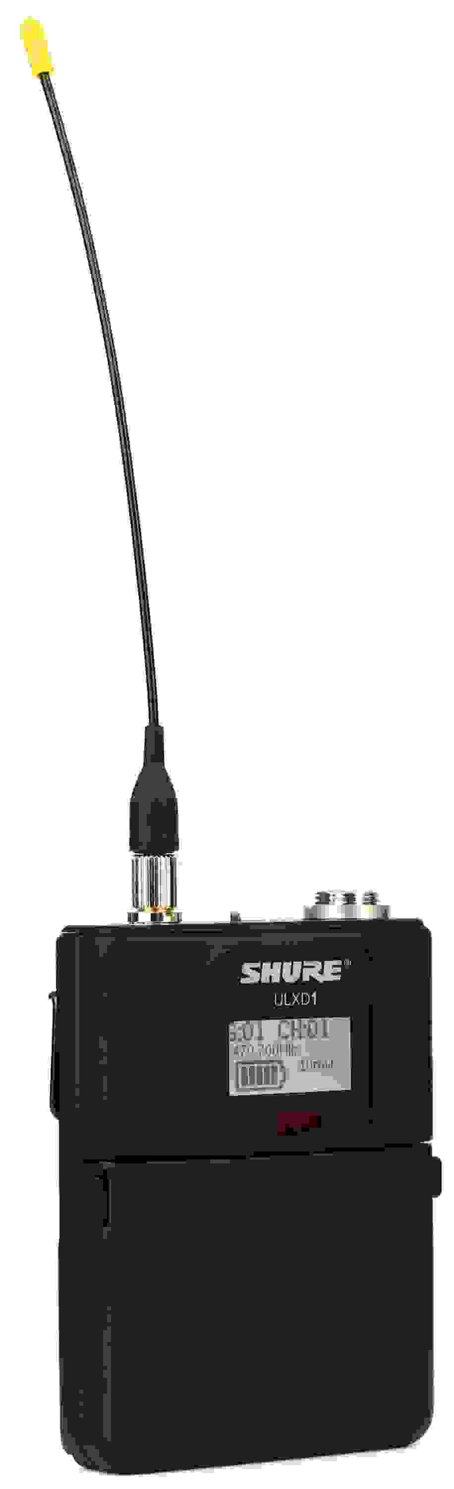 Shure ULXD1 Wireless Bodypack Transmitter - G50 Band | Sweetwater
