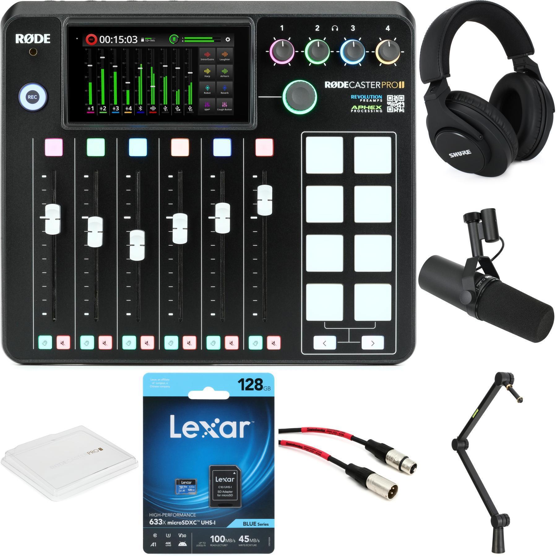 Rode Rodecaster Pro II SM7B Solo Podcasting Kit | Sweetwater