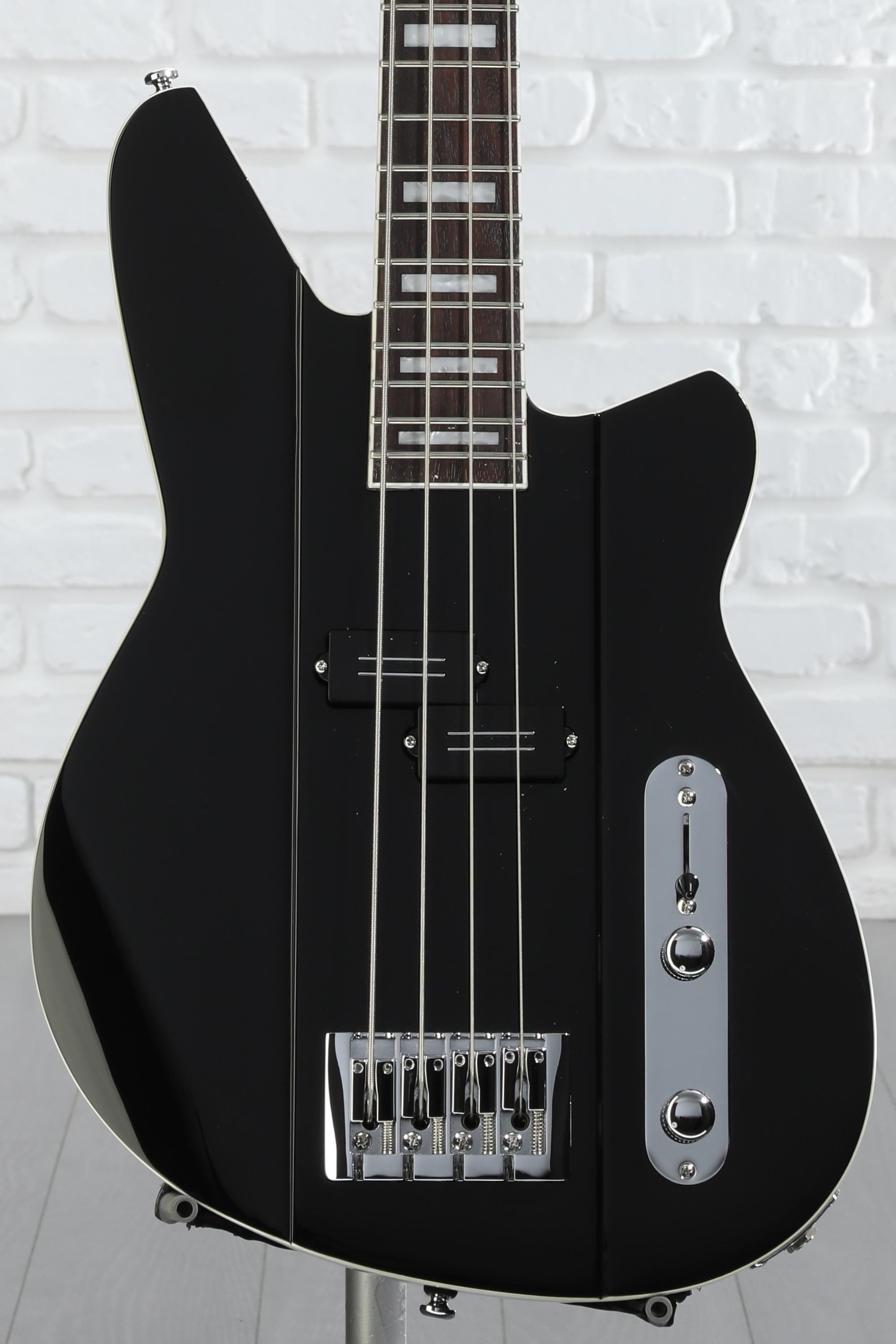 Reverend Sentinel Short-scale Electric Bass Guitar - Midnight Black ...