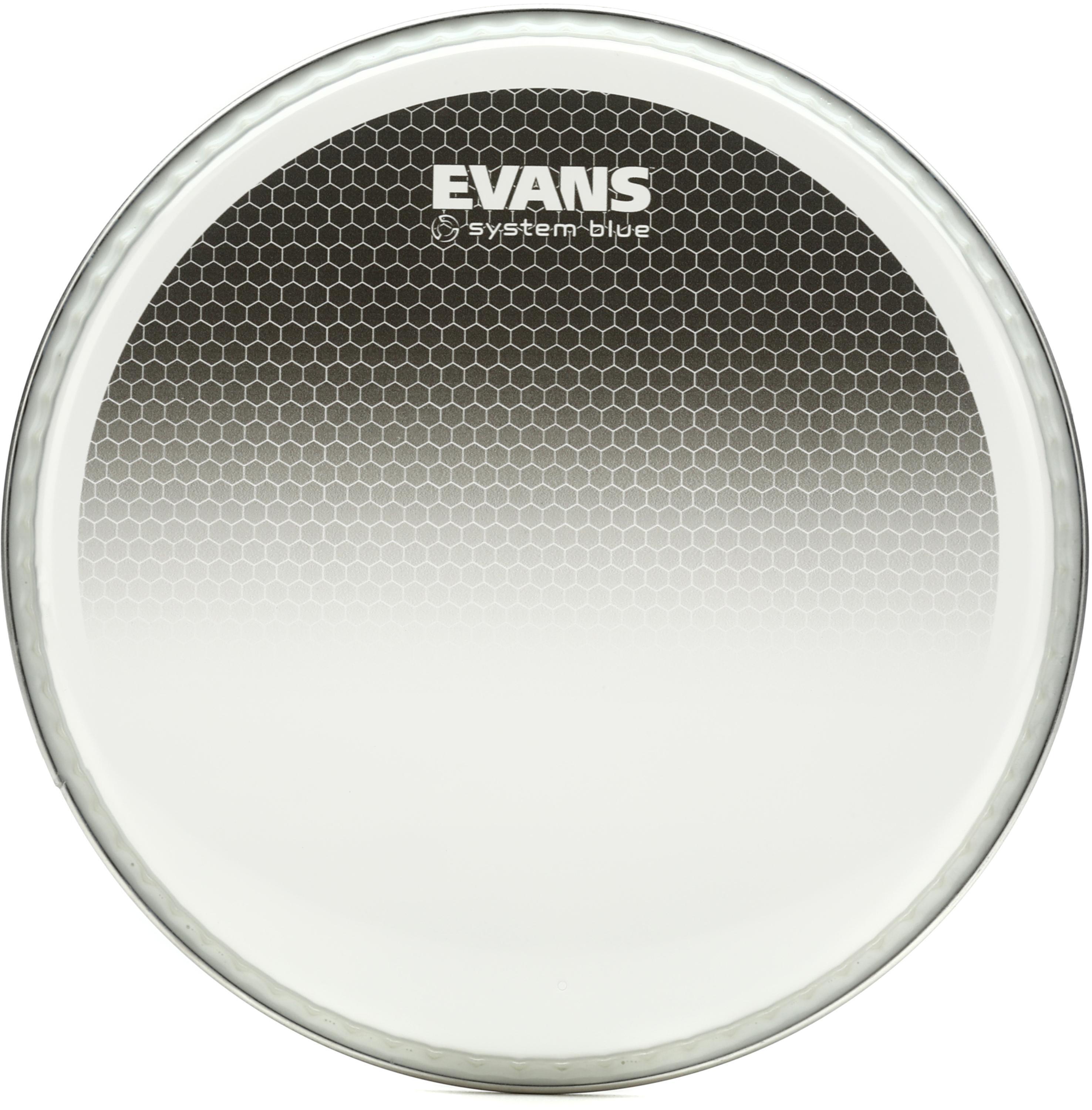 Evans System Blue Marching Tenor Drumhead - 8 inch | Sweetwater