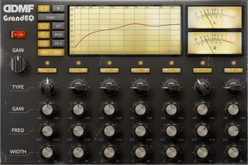 DDMF GrandEQ Equalizer Plug-in | Sweetwater
