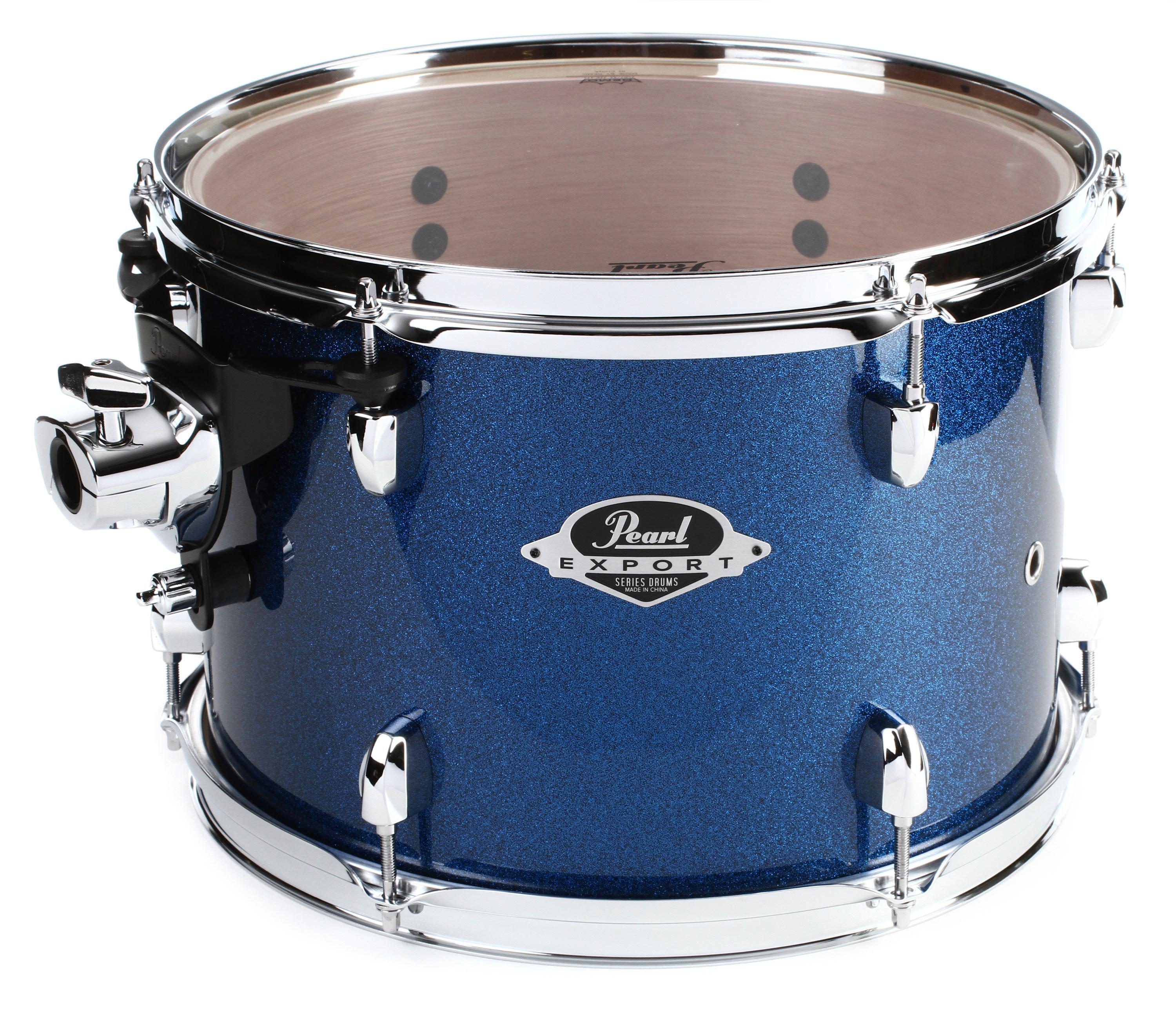 Pearl Export EXX Mounted Tom - 13 x 9 inch - Electric Blue Sparkle ...