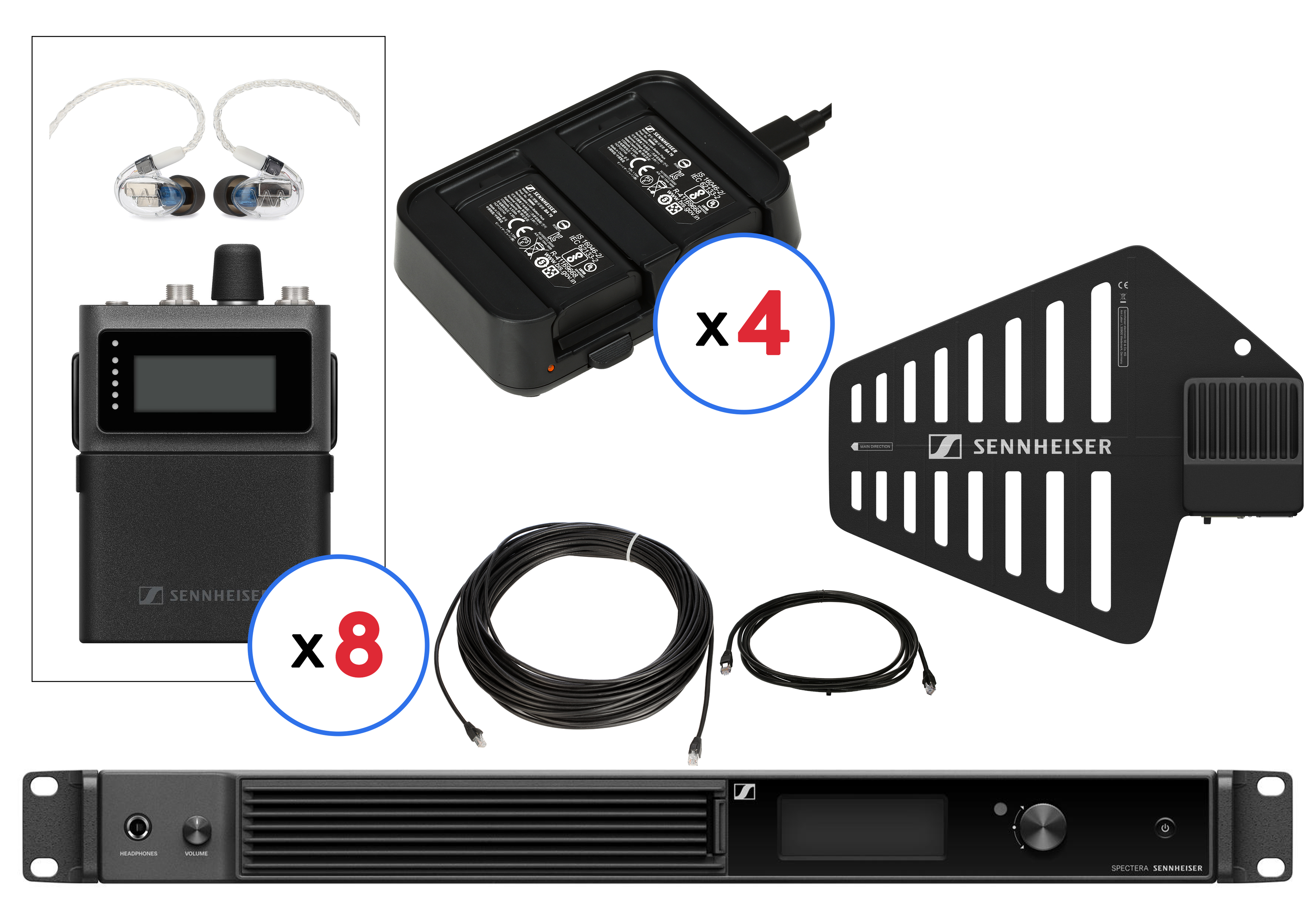 Sennheiser Spectera 8-channel Wireless IEM System | Sweetwater
