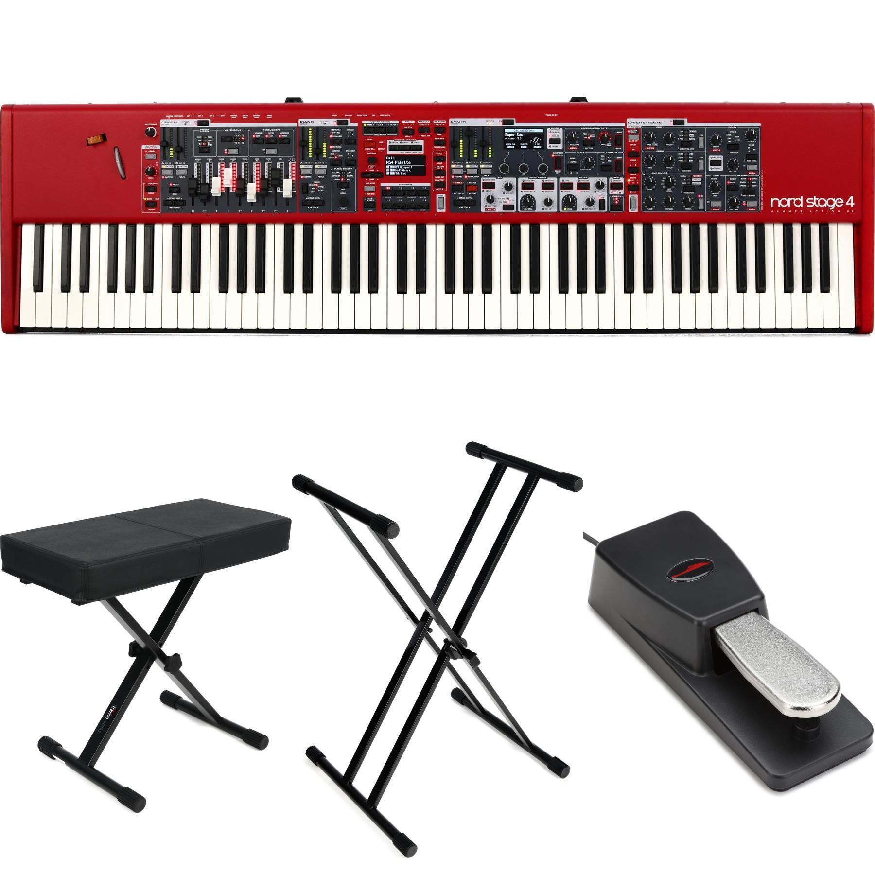 Nord Stage 4 88 Stage Keyboard Essentials Bundle | Sweetwater