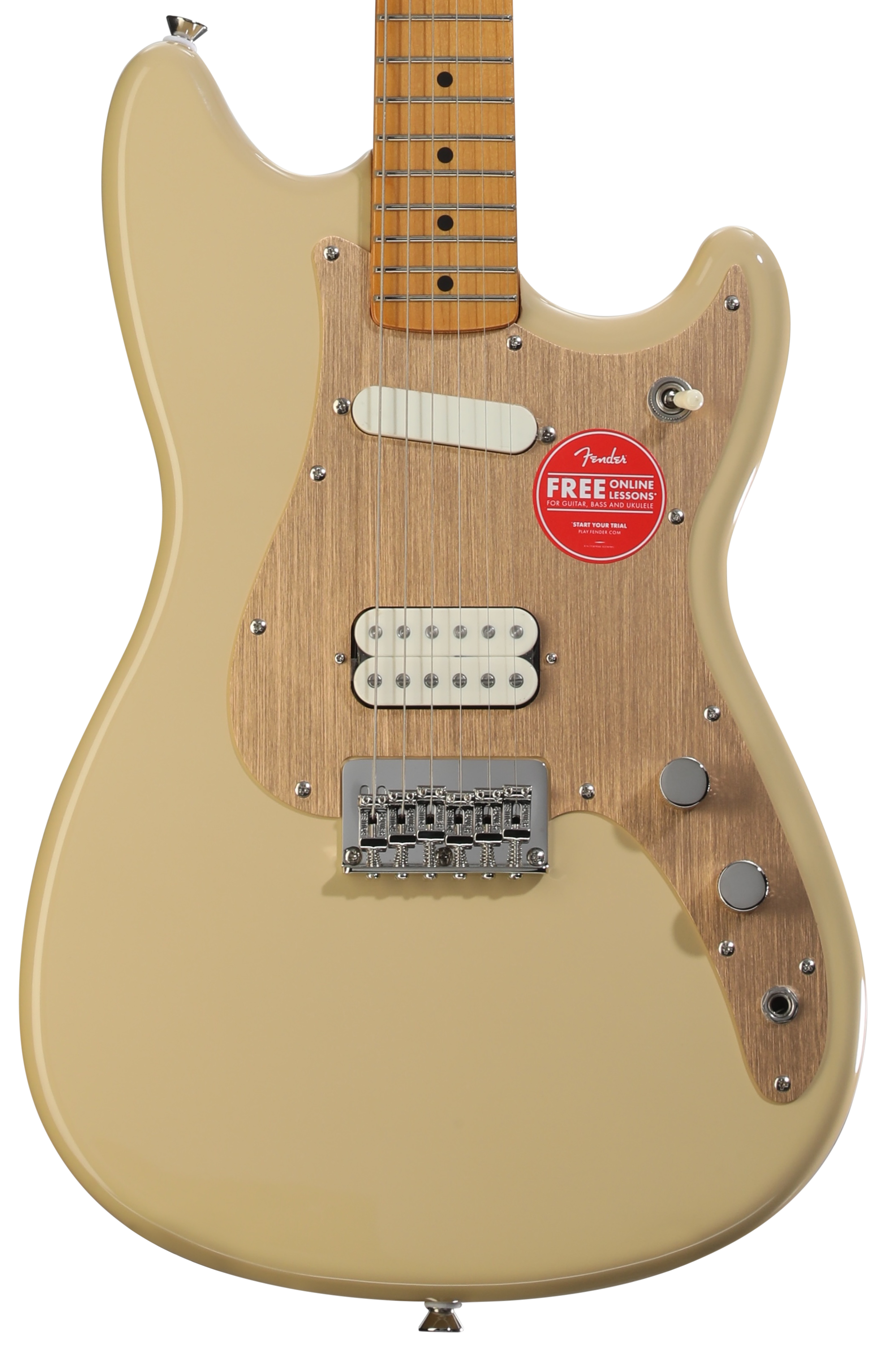 Squier Classic Vibe Duo-Sonic HS Electric Guitar - Desert Sand, Maple ...