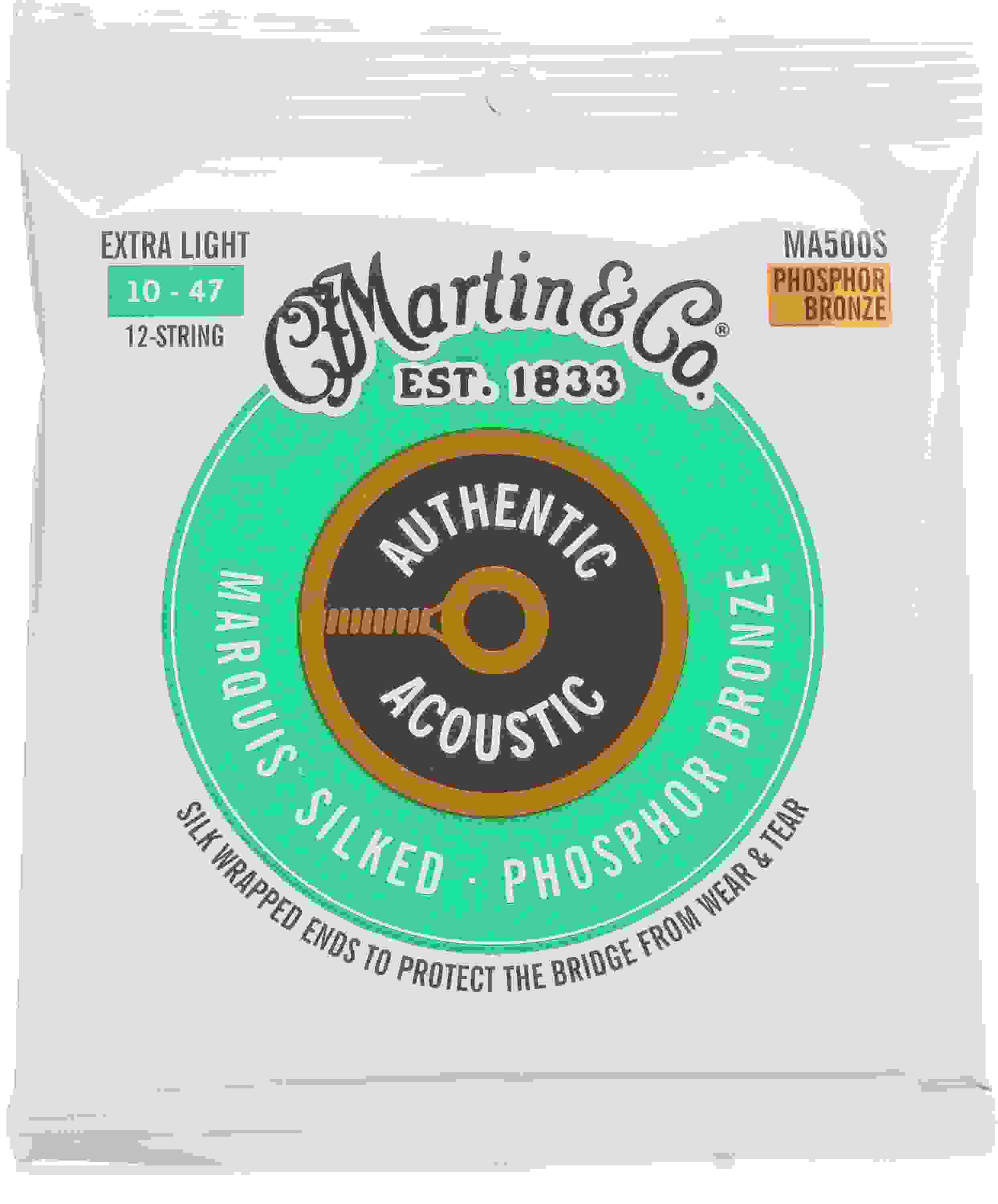 Martin MA500S Authentic Acoustic Marquis Silked 92/8 Phosphor Bronze ...