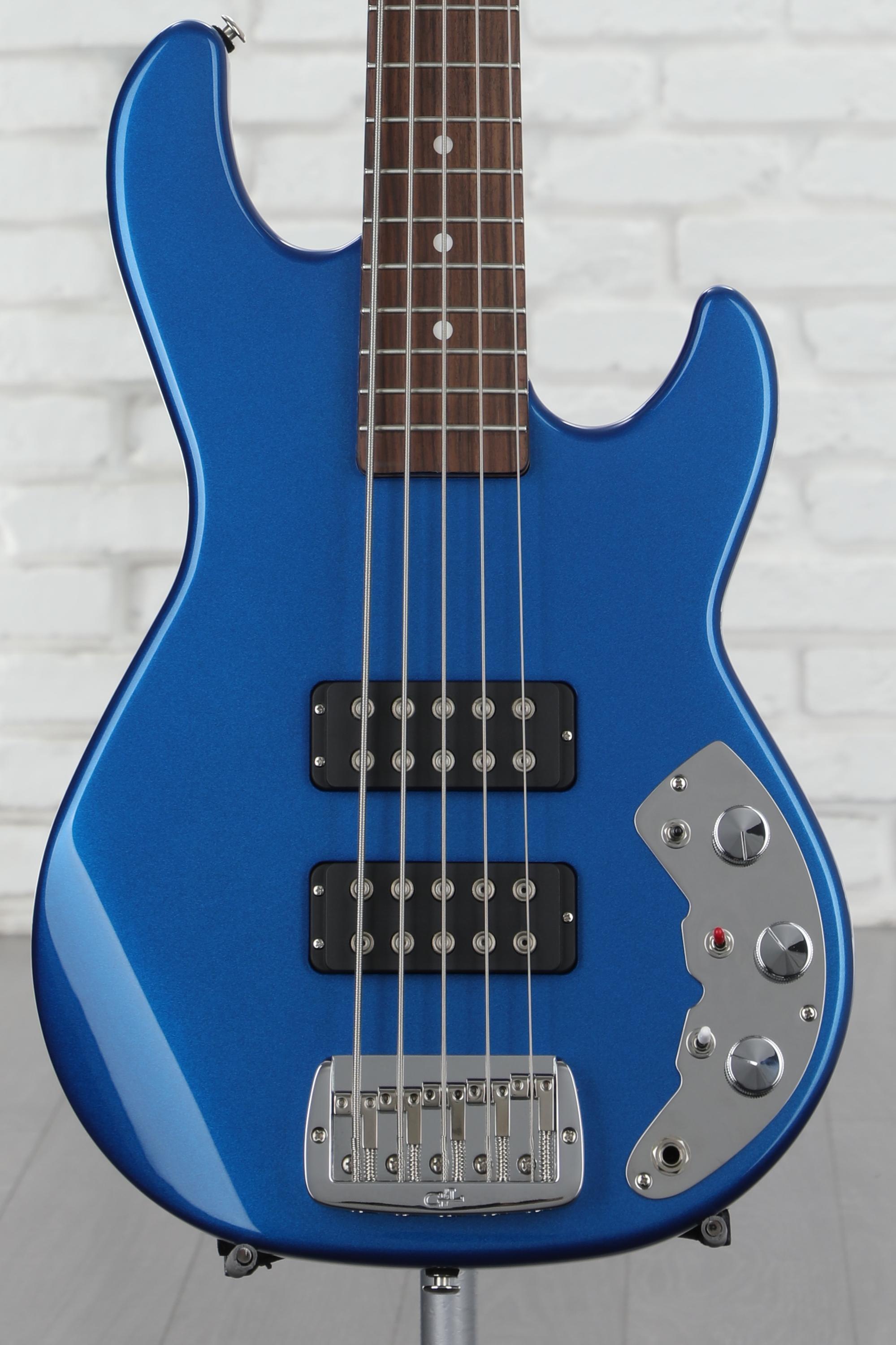 Gandl Clf Research L 2500 Bass Guitar Midnight Blue Metallic Sweetwater