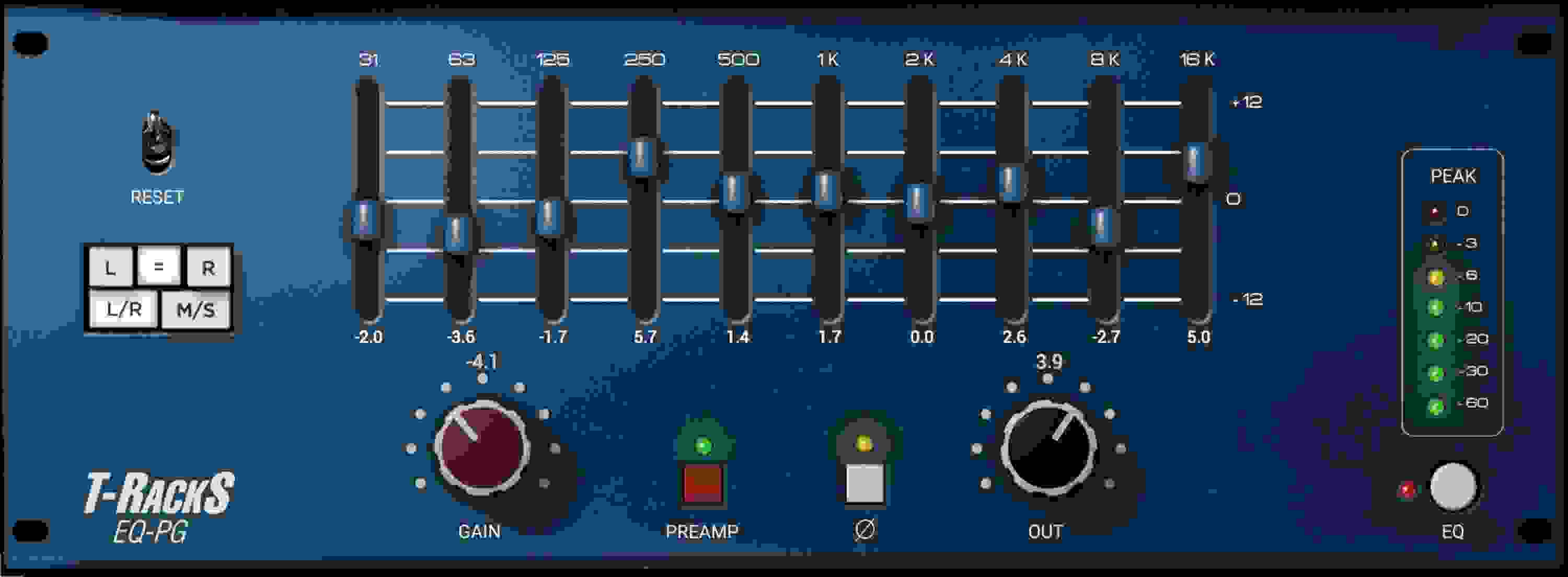 IK Multimedia T-RackS EQ PG Plug-in | Sweetwater