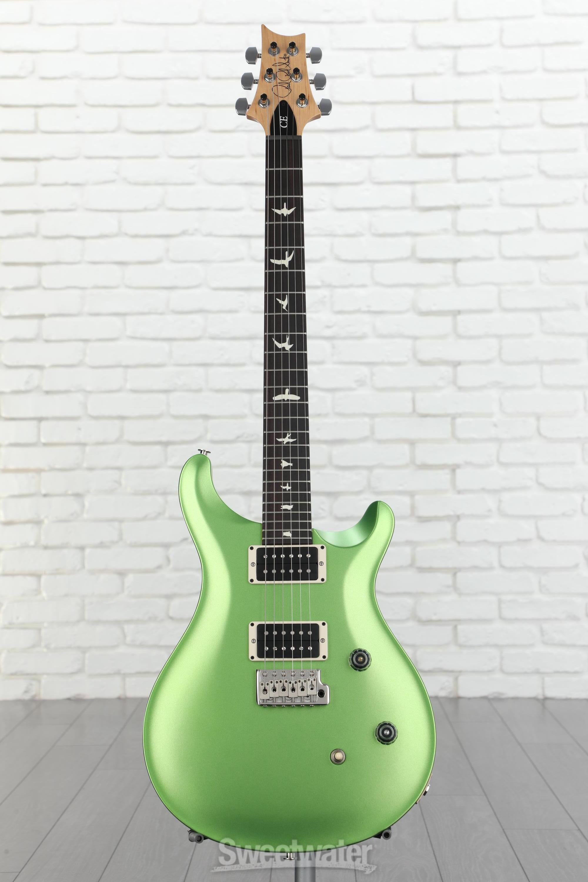 PRS CE 24 Electric Guitar - Metallic Lime | Sweetwater