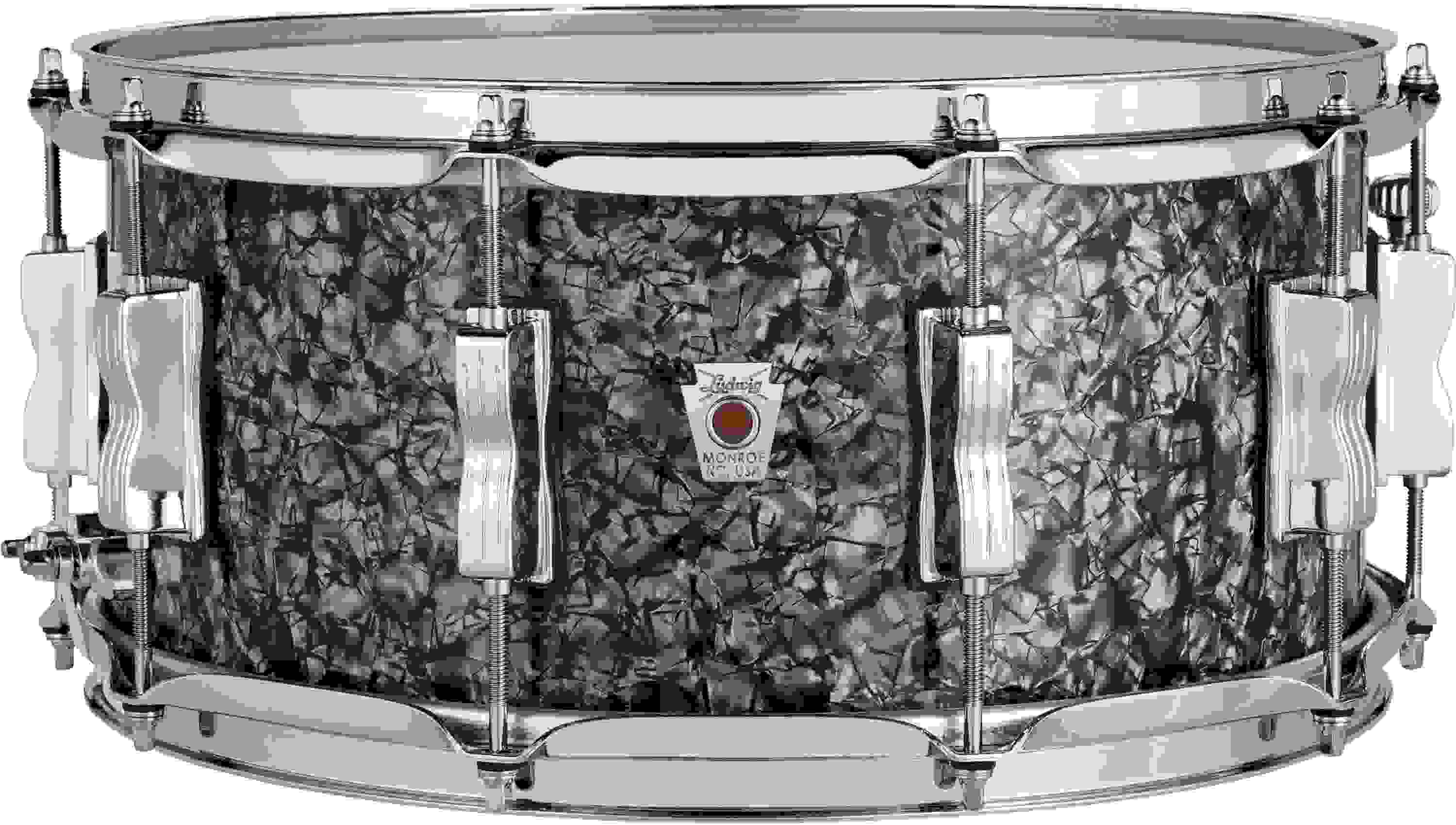 Ludwig Classic Maple Snare Drum - 6.5 inches x 14 inches, Moss Green ...