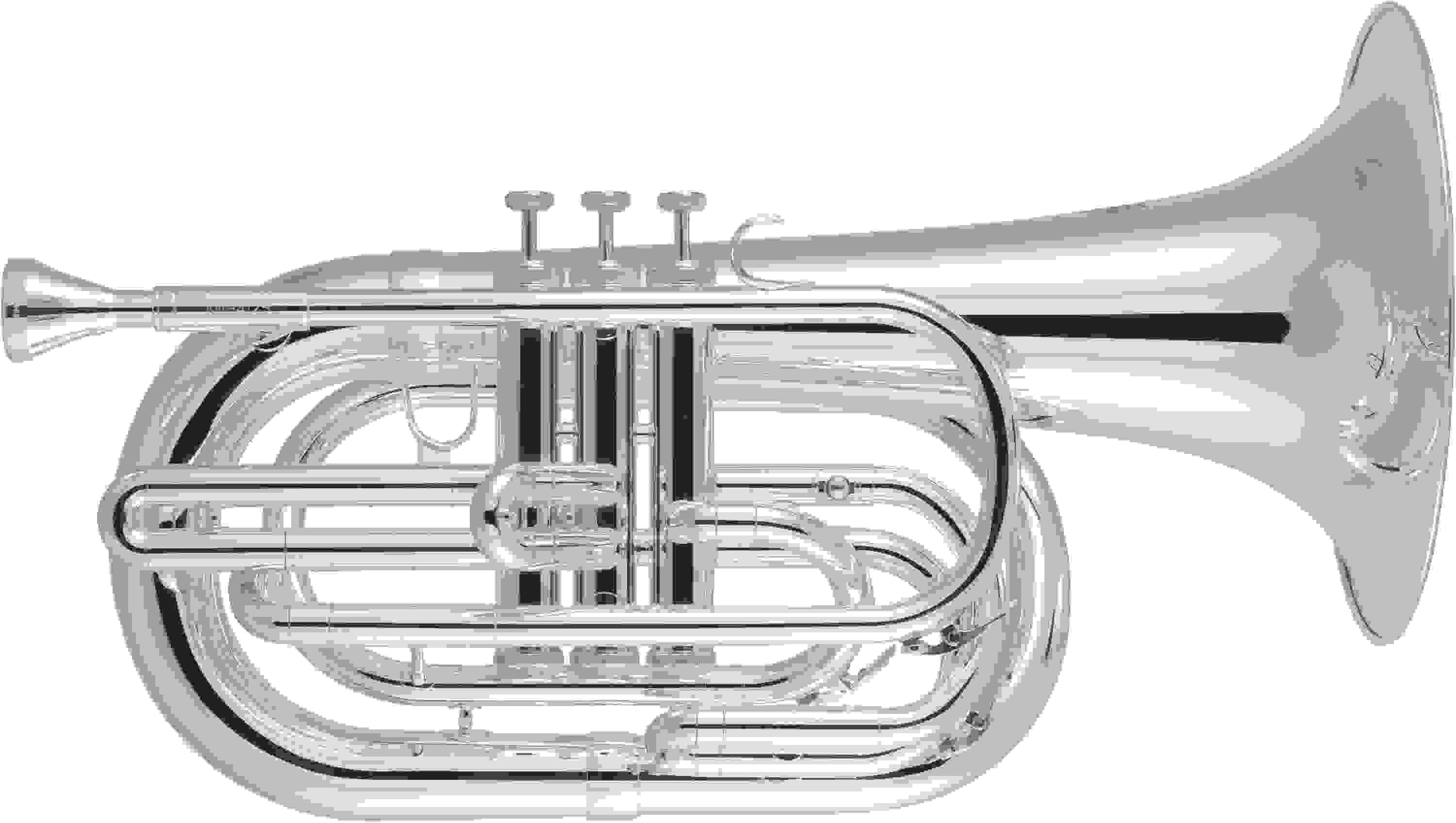 King KMB412 Performance Series Marching Baritone - Silver-plated ...