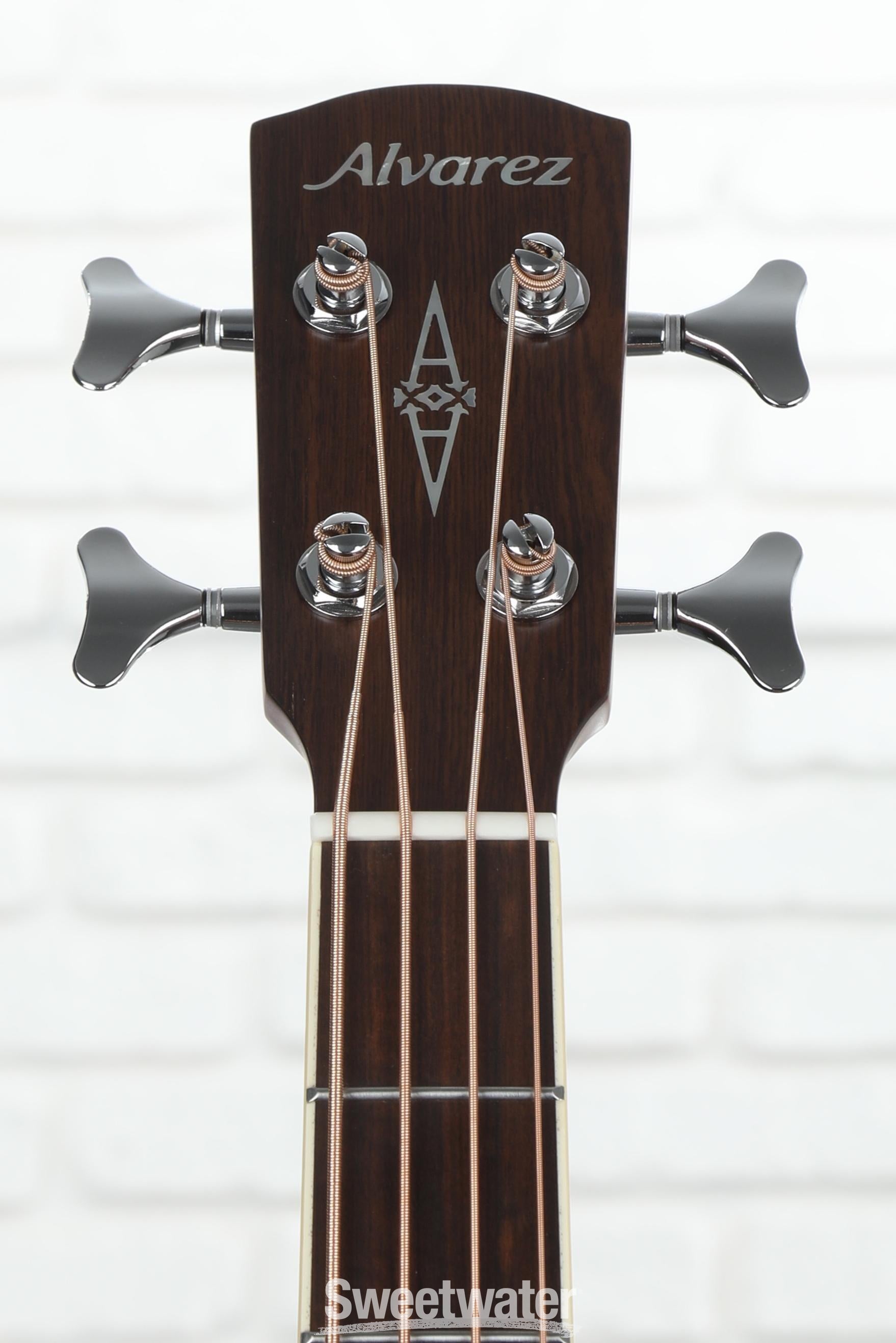 Alvarez AB60ce Artist Series Acoustic-electric Bass Guitar - Natural ...