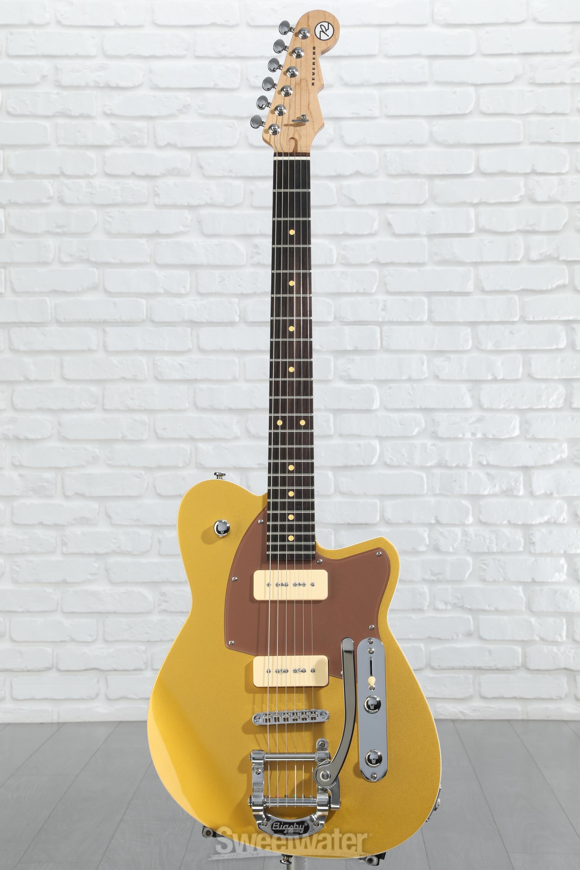 Reverend Charger 290 Electric Guitar - Venetian Gold | Sweetwater
