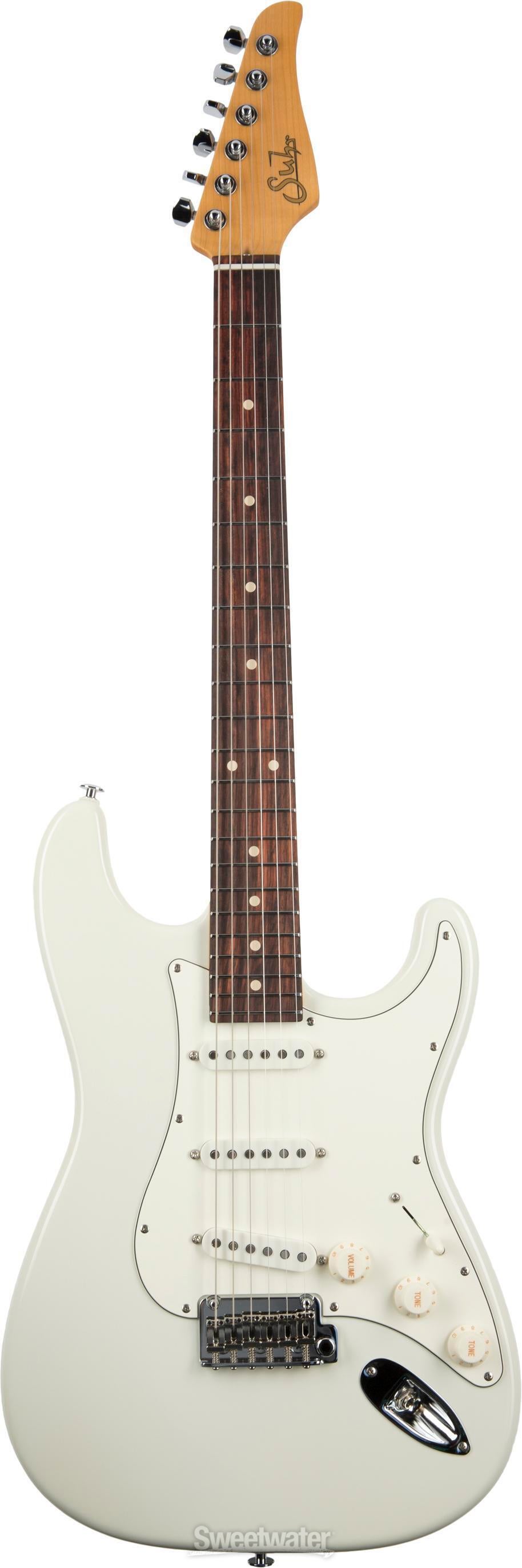 Suhr Classic S SSS Electric Guitar - Olympic White | Sweetwater