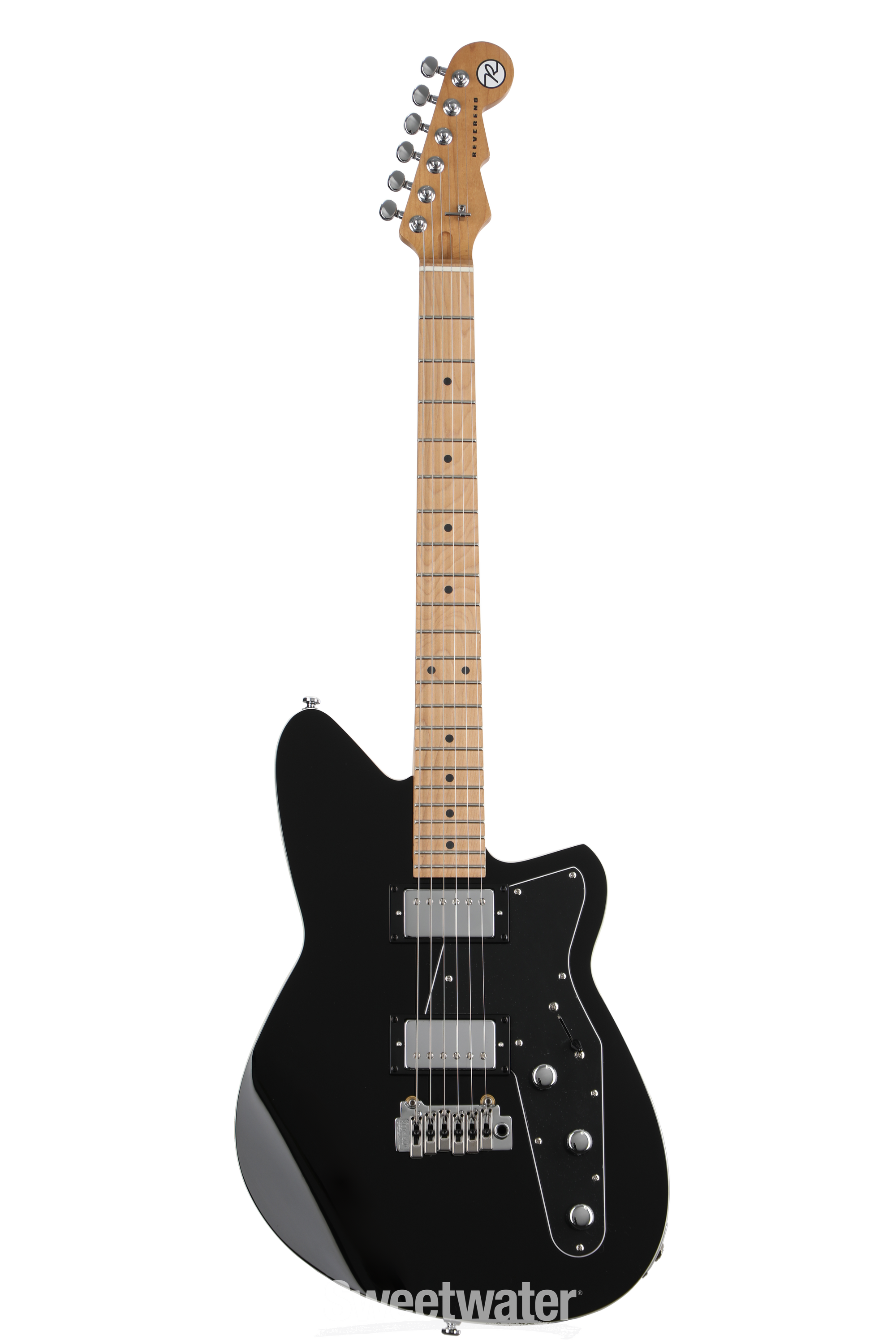 Reverend Jetstream HB Solidbody Electric Guitar - Midnight Black, Maple ...