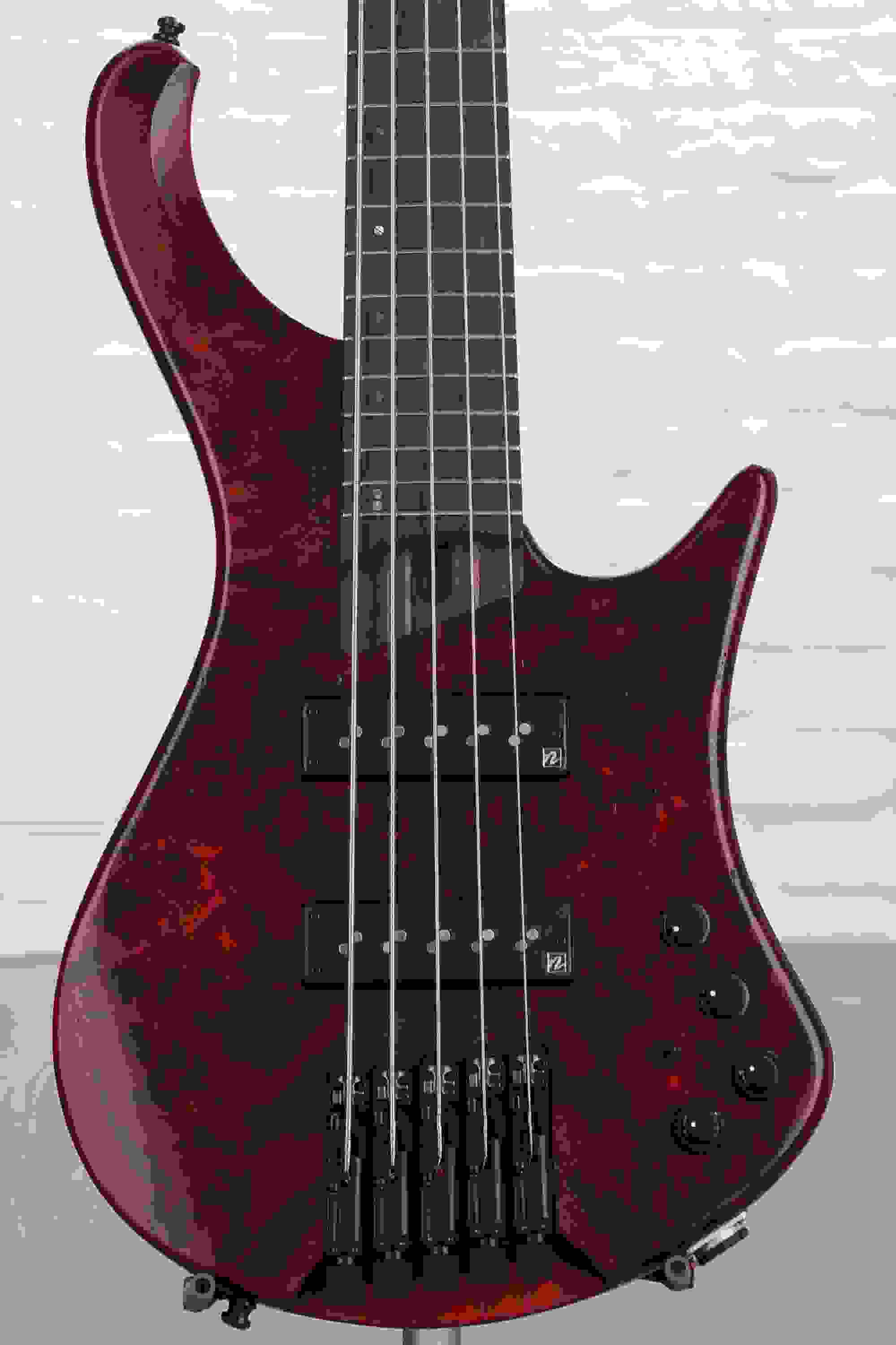 Ibanez EHB Ergonomic Headless 5-string Bass Guitar - Stained Wine Red ...