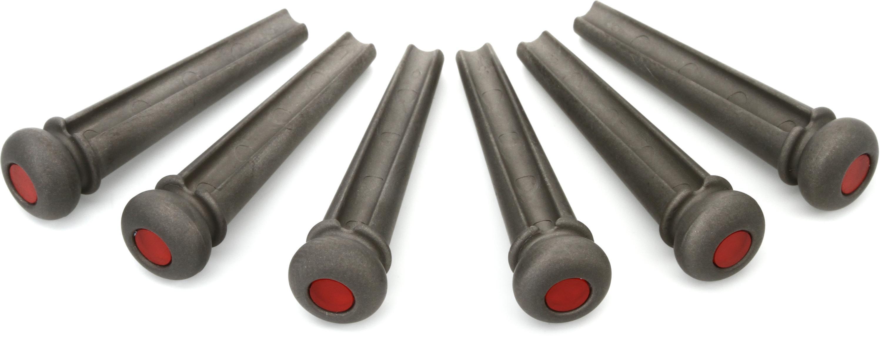 Martin Luxe Liquidmetal Bridge Pin Set - Turkish Emery | Sweetwater