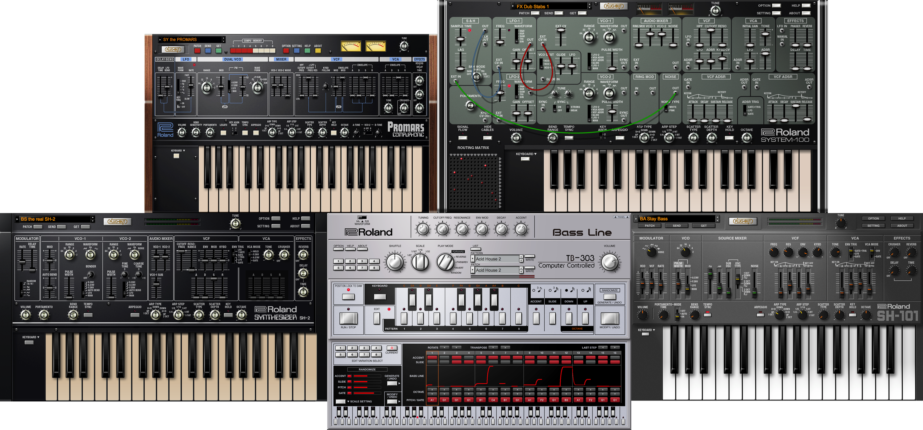 Roland Analog Monosynth Collection | Sweetwater