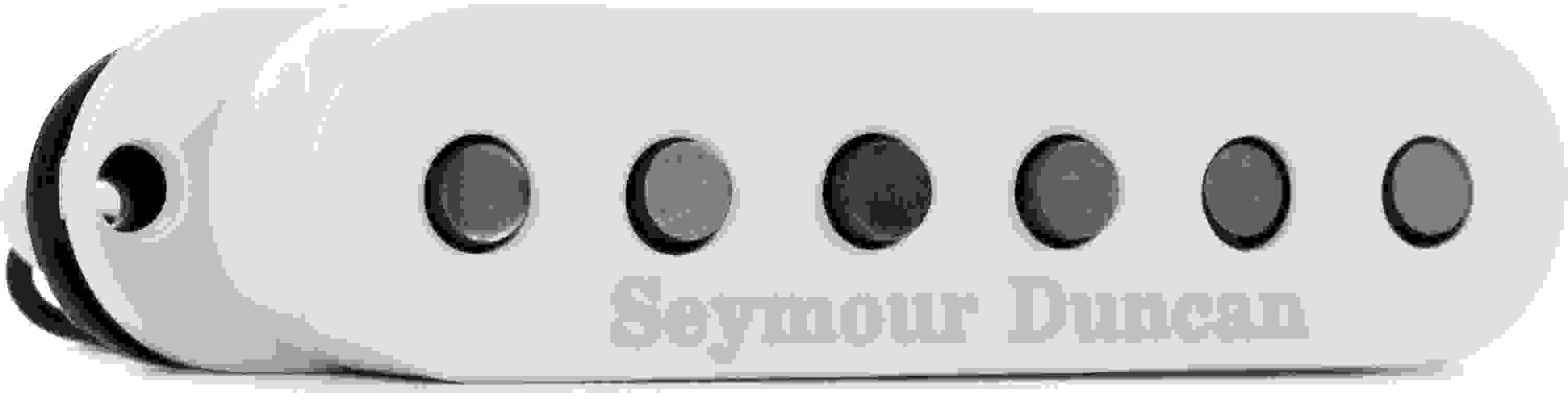Seymour Duncan SSL-5 Custom Staggered Pole Middle (RWRP) Strat Single Coil Pickup - White ...