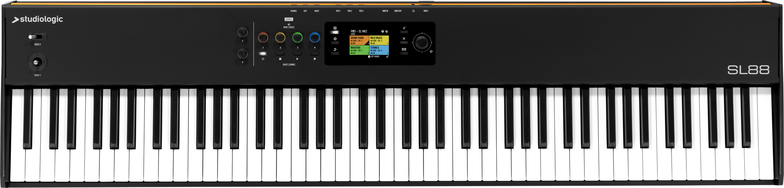 Studiologic SL88 MK2 88-key MIDI Keyboard Controller | Sweetwater