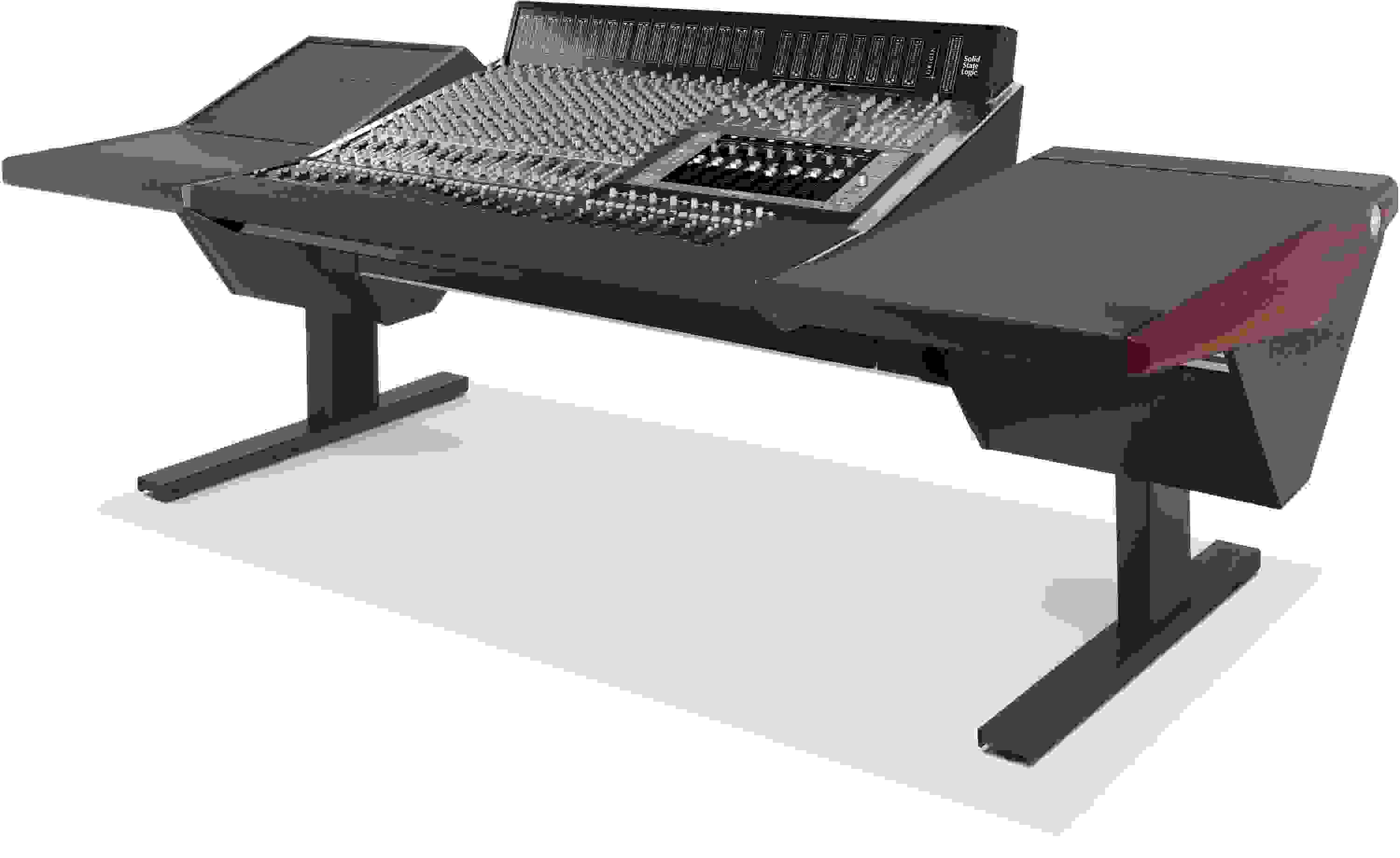 Argosy Eclipse for SSL Origin 16 Console Desk with Left Rack - Mahogany ...