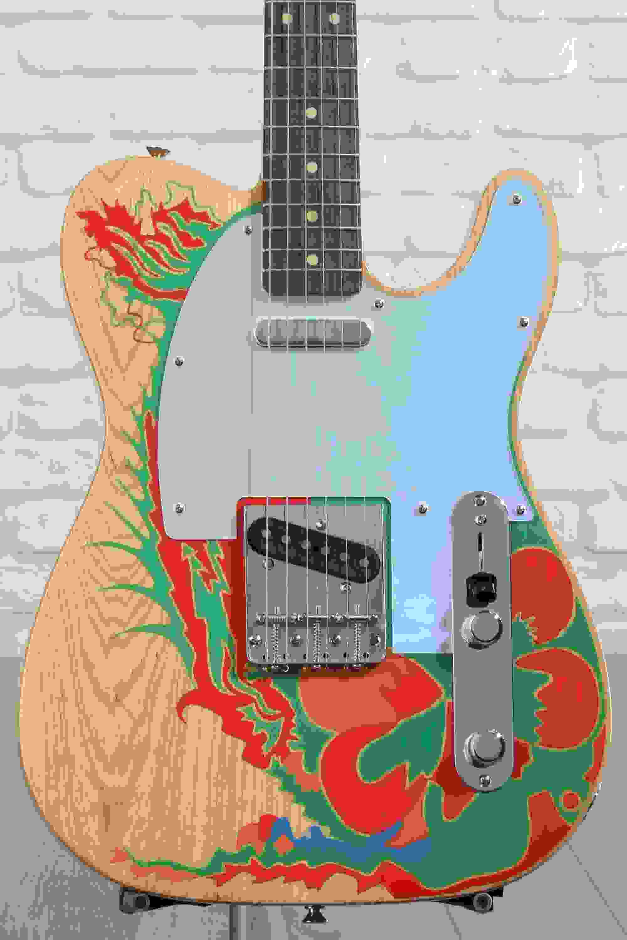 Fender Jimmy Page Telecaster - Natural with Artwork | Sweetwater