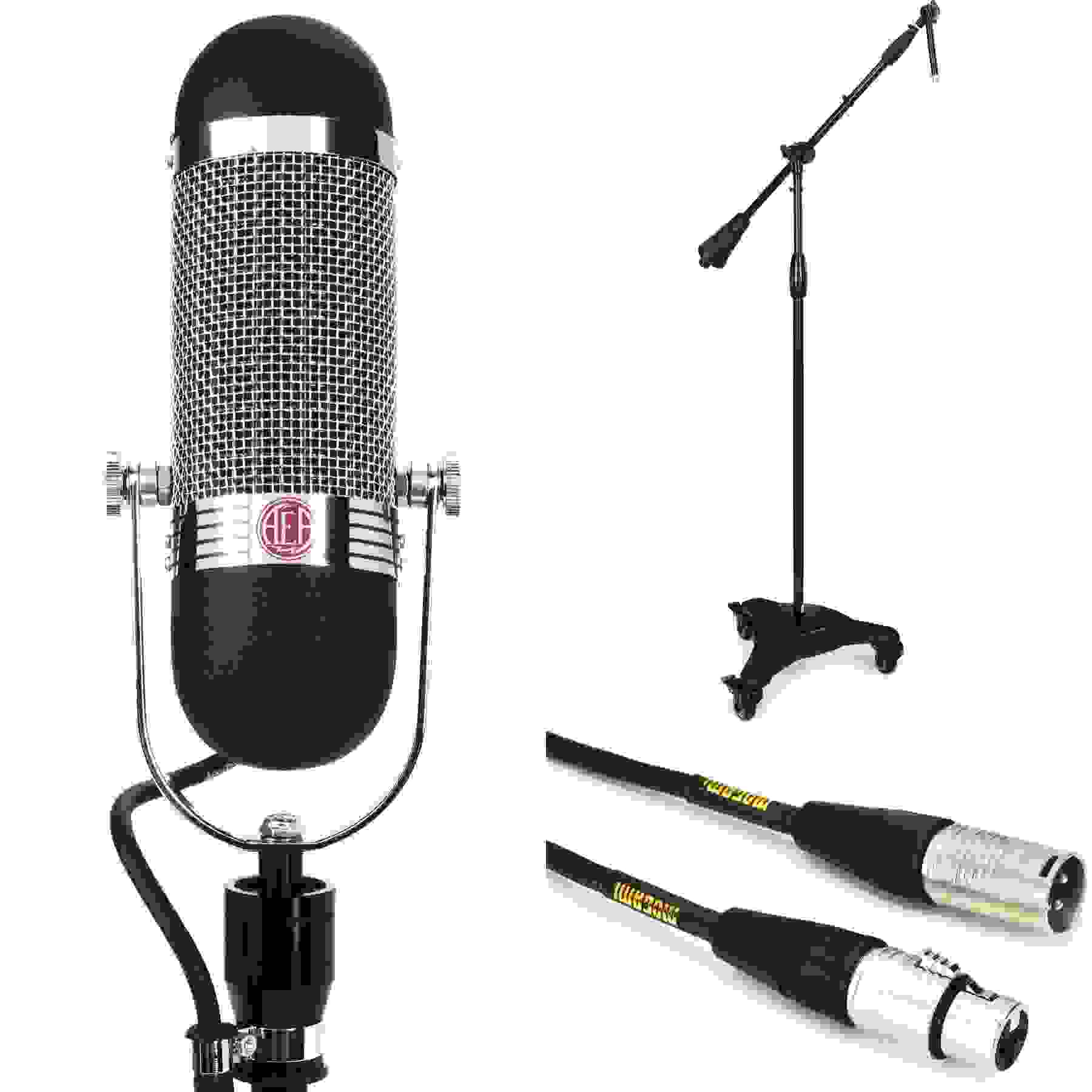 AEA R84 Ribbon Microphone with Stand and Cable | Sweetwater