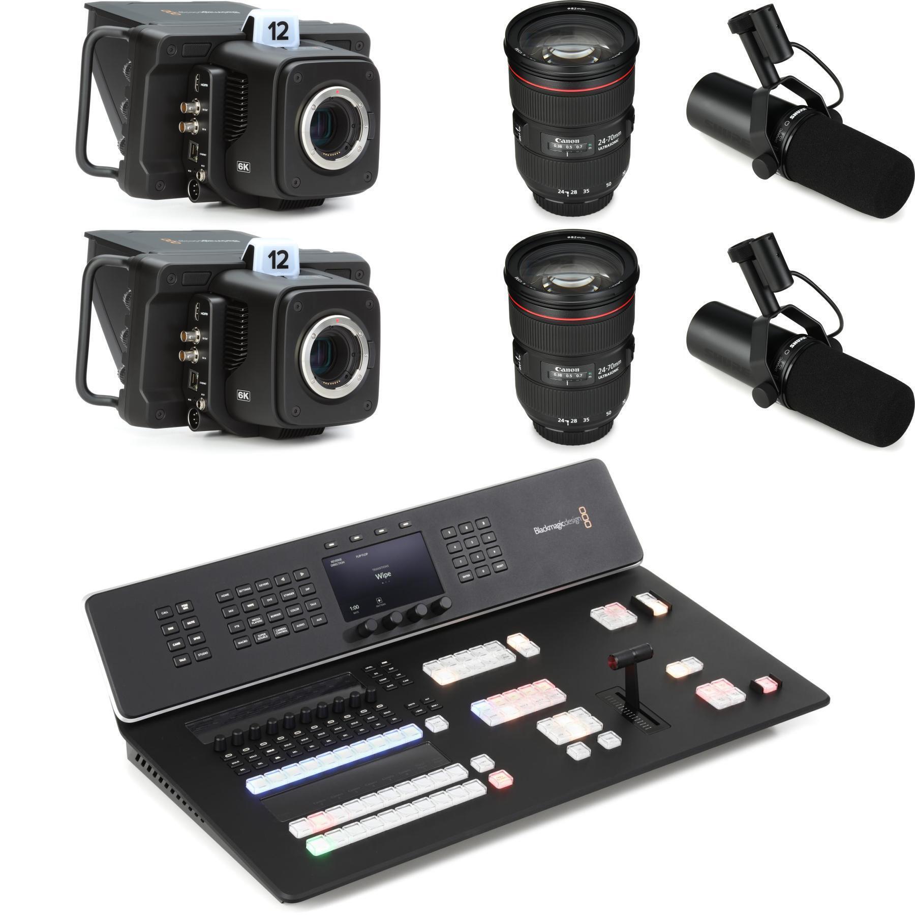 Blackmagic Design Video Podcast Bundle - 2 Person | Sweetwater